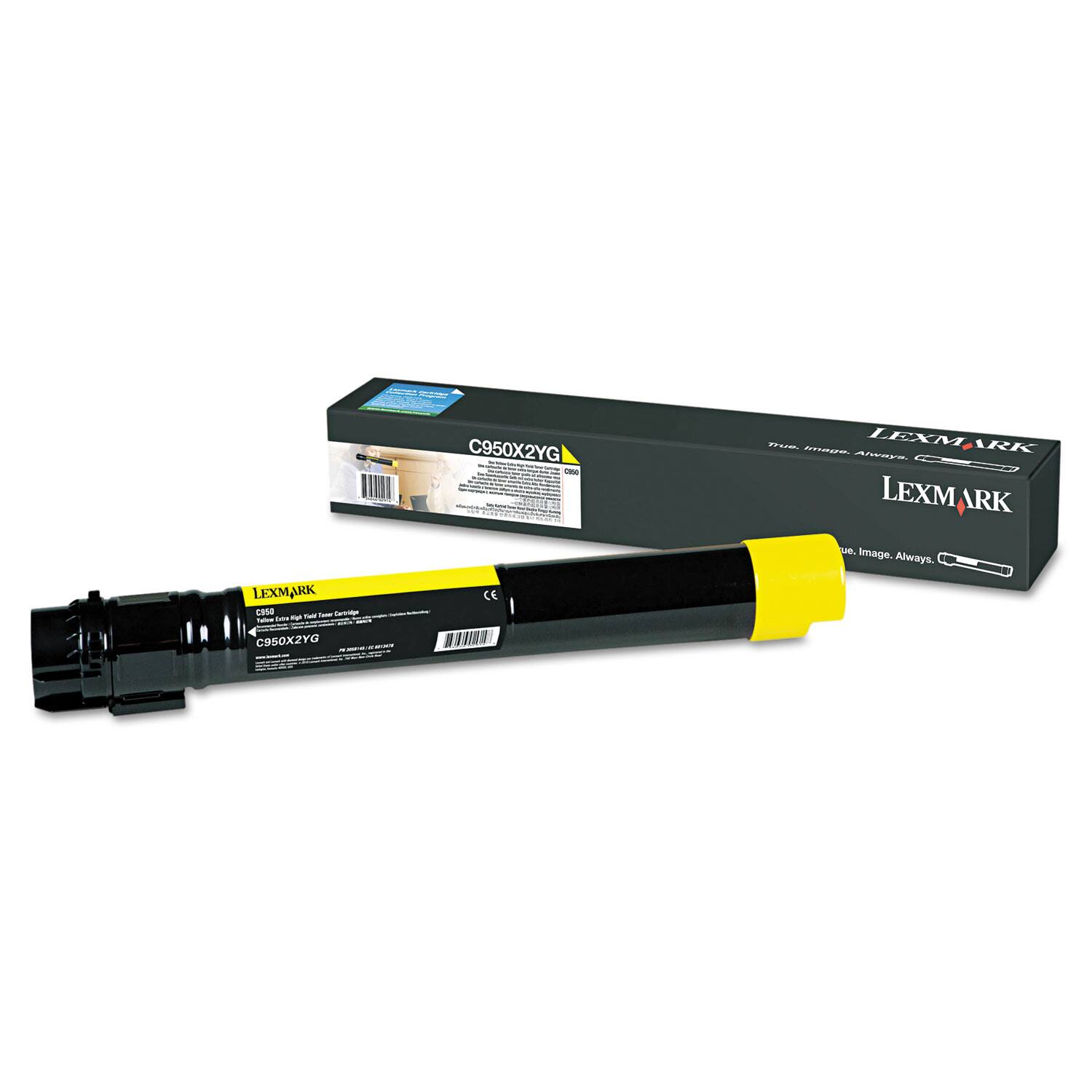 Lexmark C950X2YG 22000 Page Yield Extra High Yield Toner Yellow ...