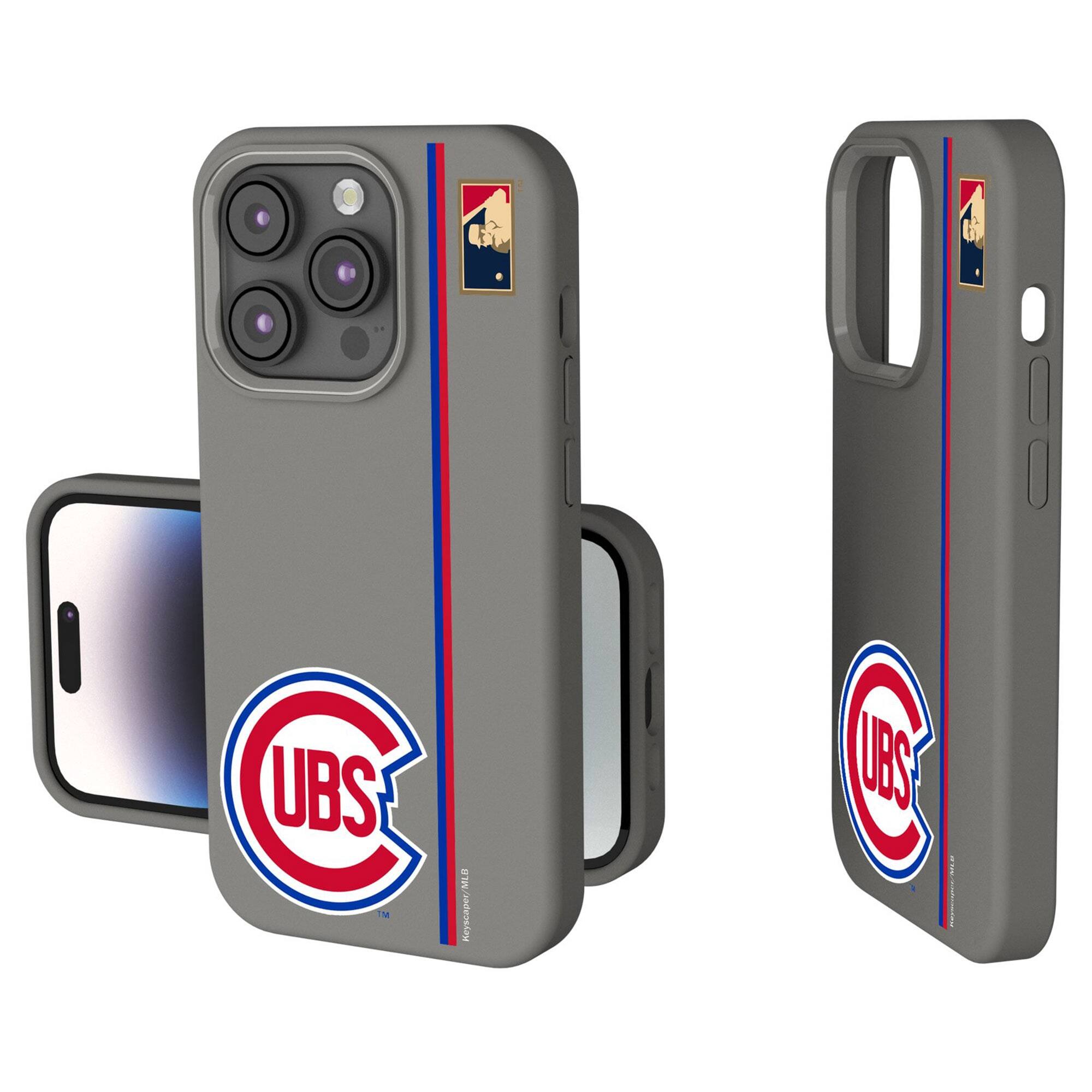 Keyscaper MLB Chicago Cubs 1948 Logo iPhone Soft Touch Case 15 Pro Gray ...