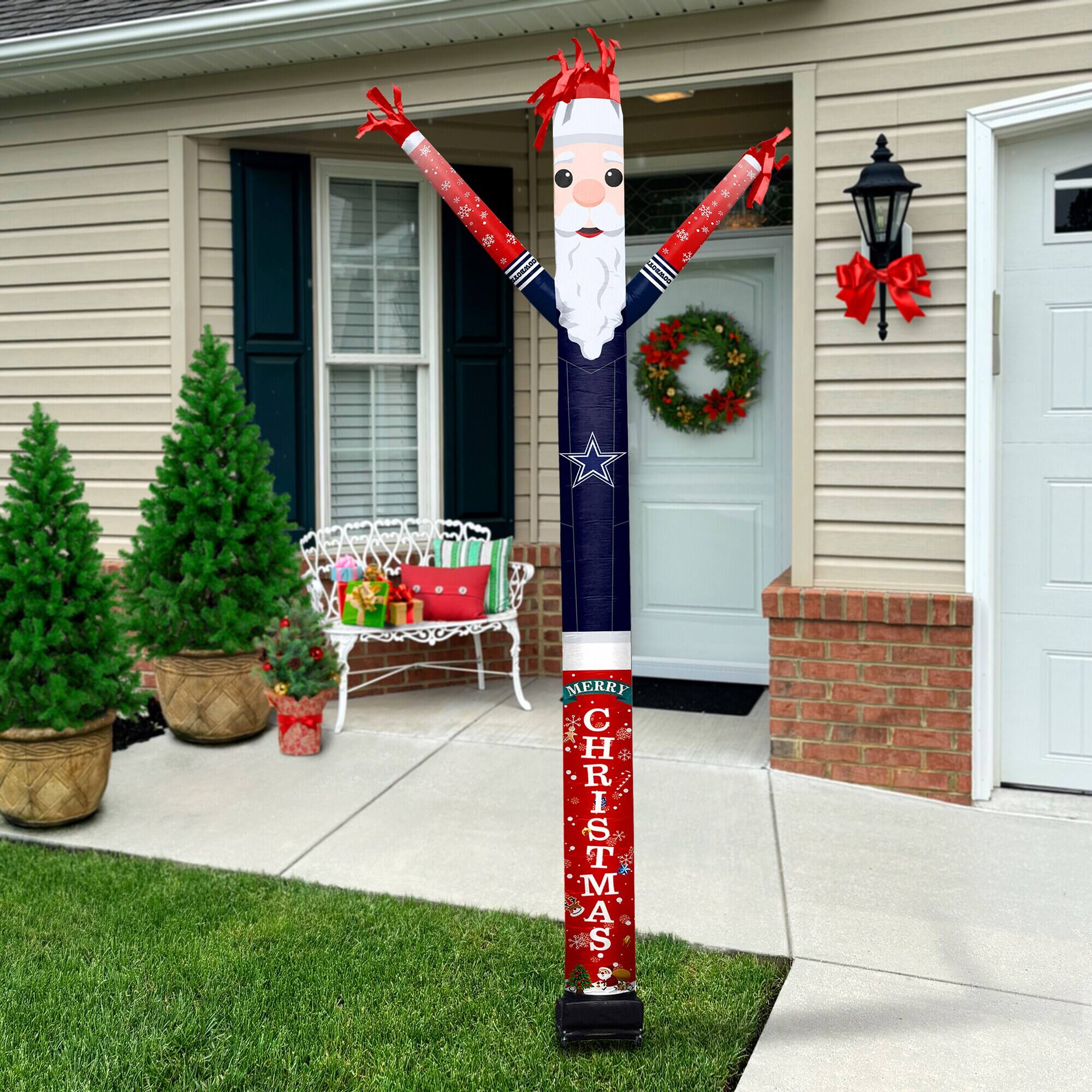 Sporticulture Dallas Cowboys Santa Claus Inflatable Crazy Sports Fan ...