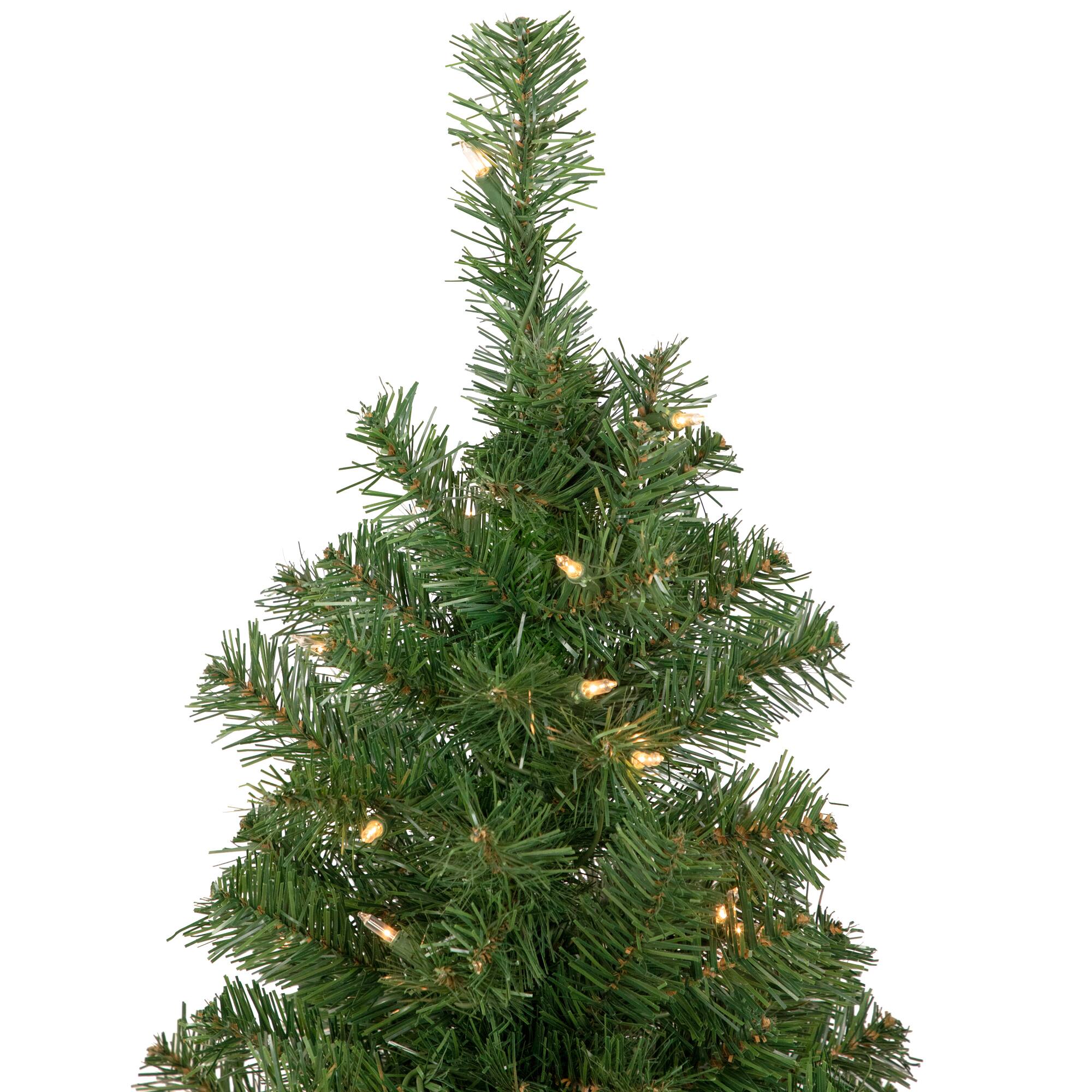 Northlight Pre Lit Medium Oakridge Noble Fir Artificial Christmas Tree ...