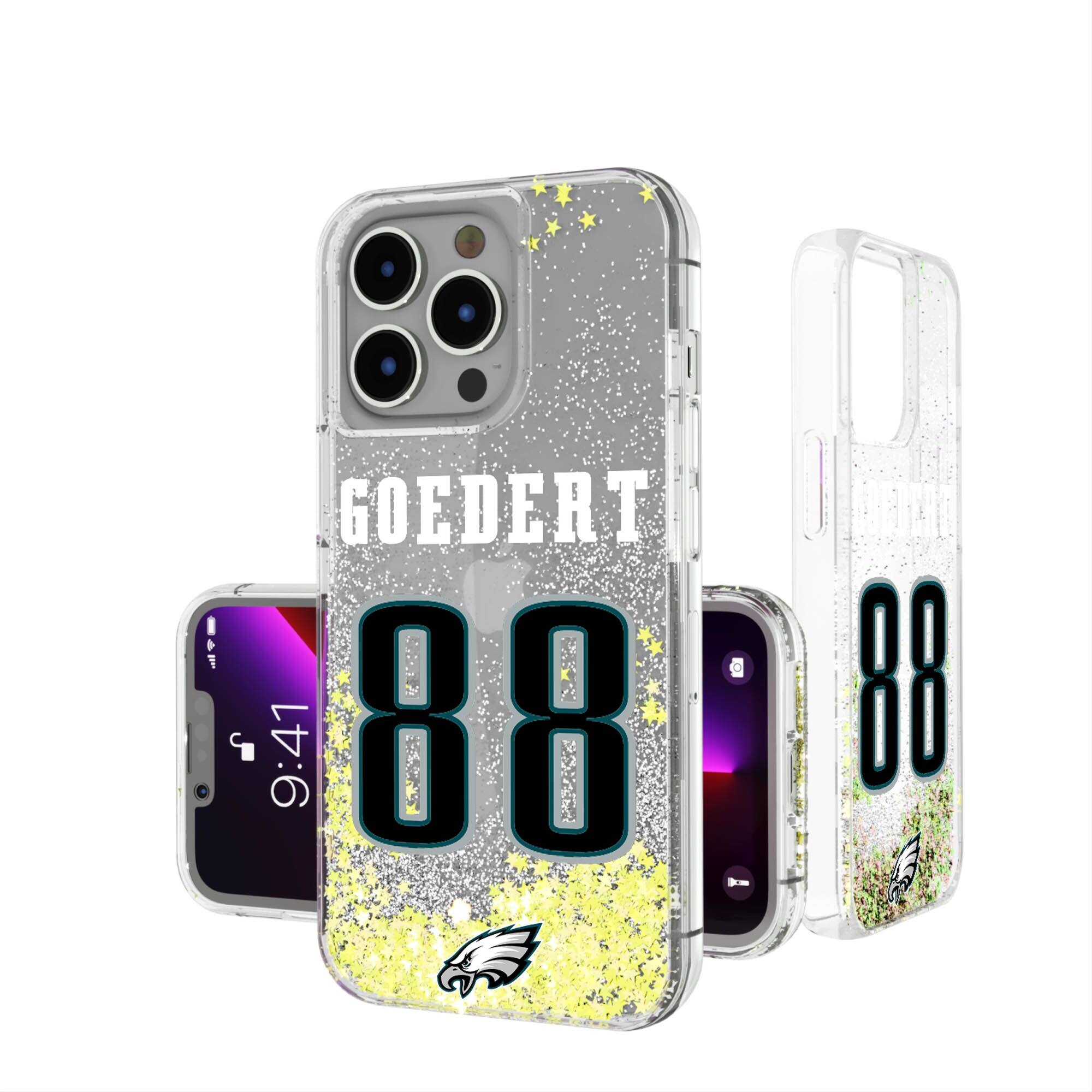 Keyscaper NFL Dallas Goedert Philadelphia Eagles iPhone Glitter Phone ...