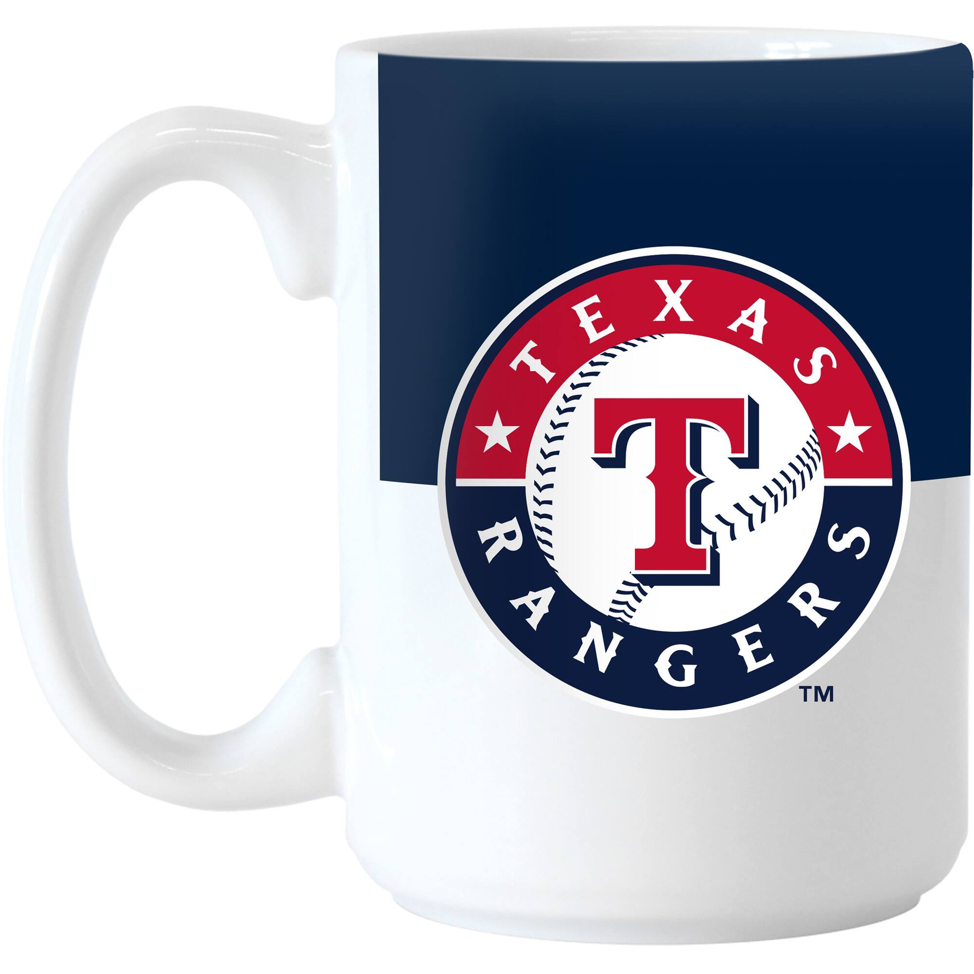 Logo Brands Texas Rangers 15oz. Colorblock Mug Multicolor 4363407 ...