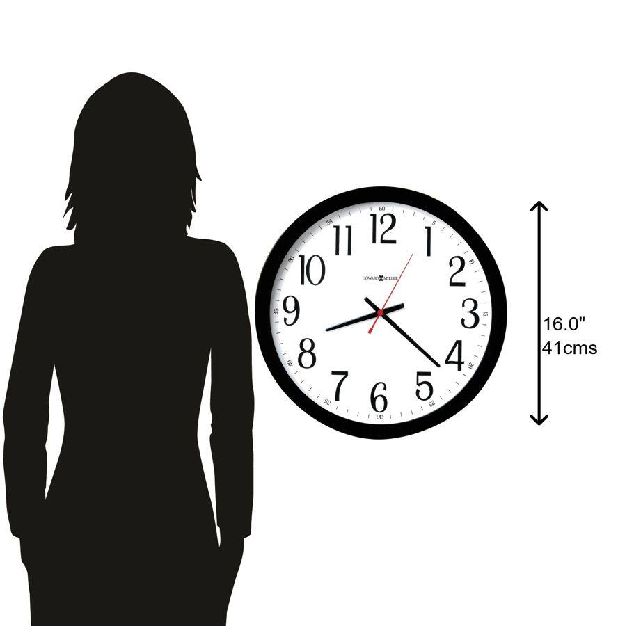 Howard Miller 625166 Gallery Wall Clock 625166 Plastic White 625166 ...