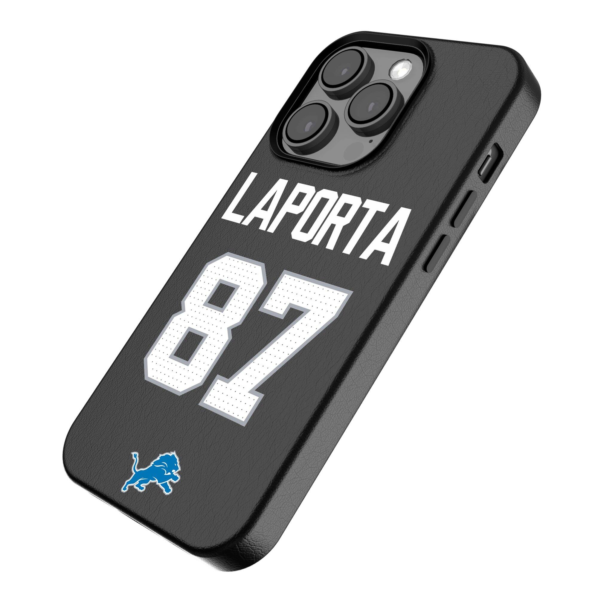 Keyscaper NFL Sam LaPorta Detroit Lions iPhone Magnetic Bump Case 14 ...