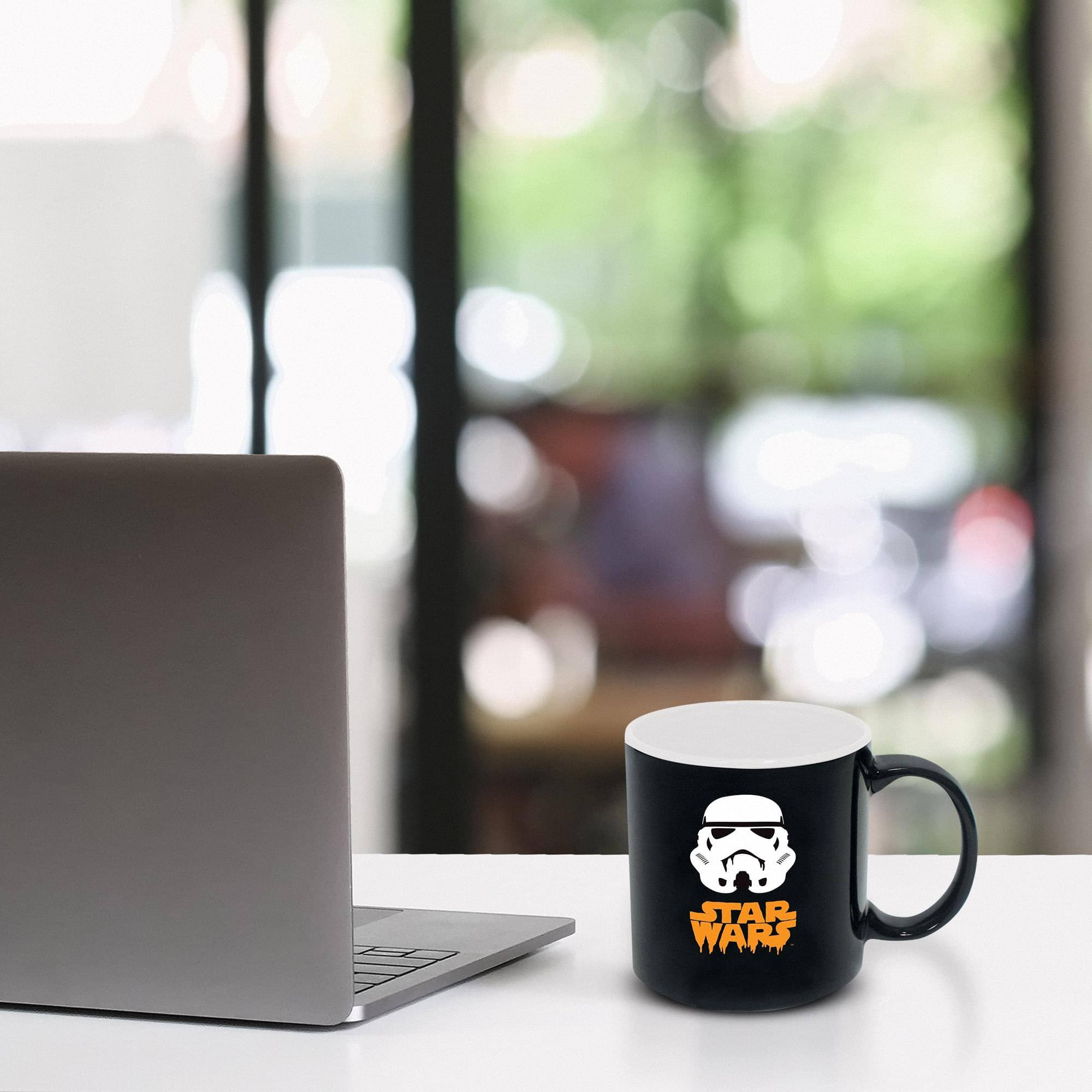 Star Wars Halloween Stormtrooper 18oz Ceramic Mug Black 03386 - Best Buy