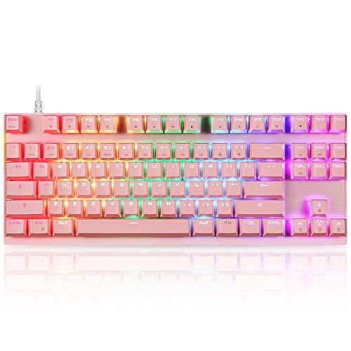 Cozy Serene Professional Gaming Mechanical Rgb Led Backlit Wired With ...