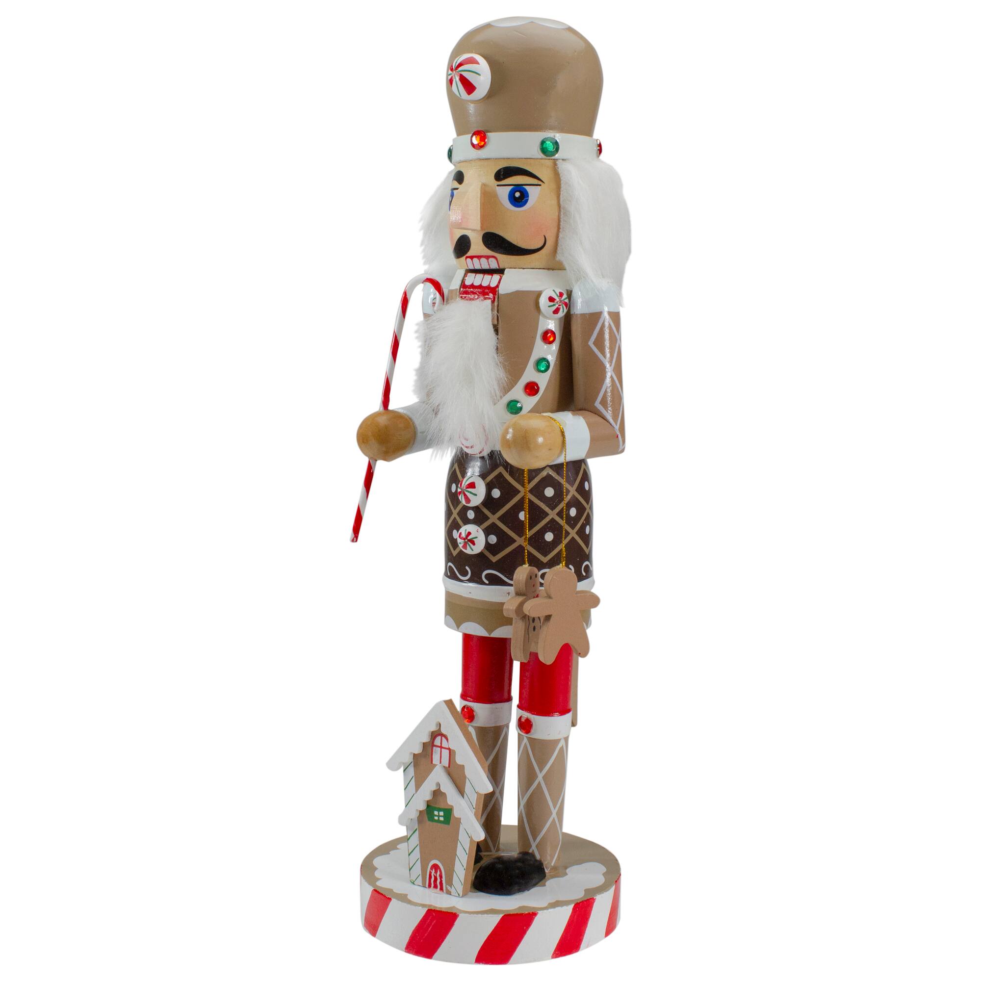 Northlight 14" and Red Wooden Christmas Nutcracker Gingerbread Chef ...