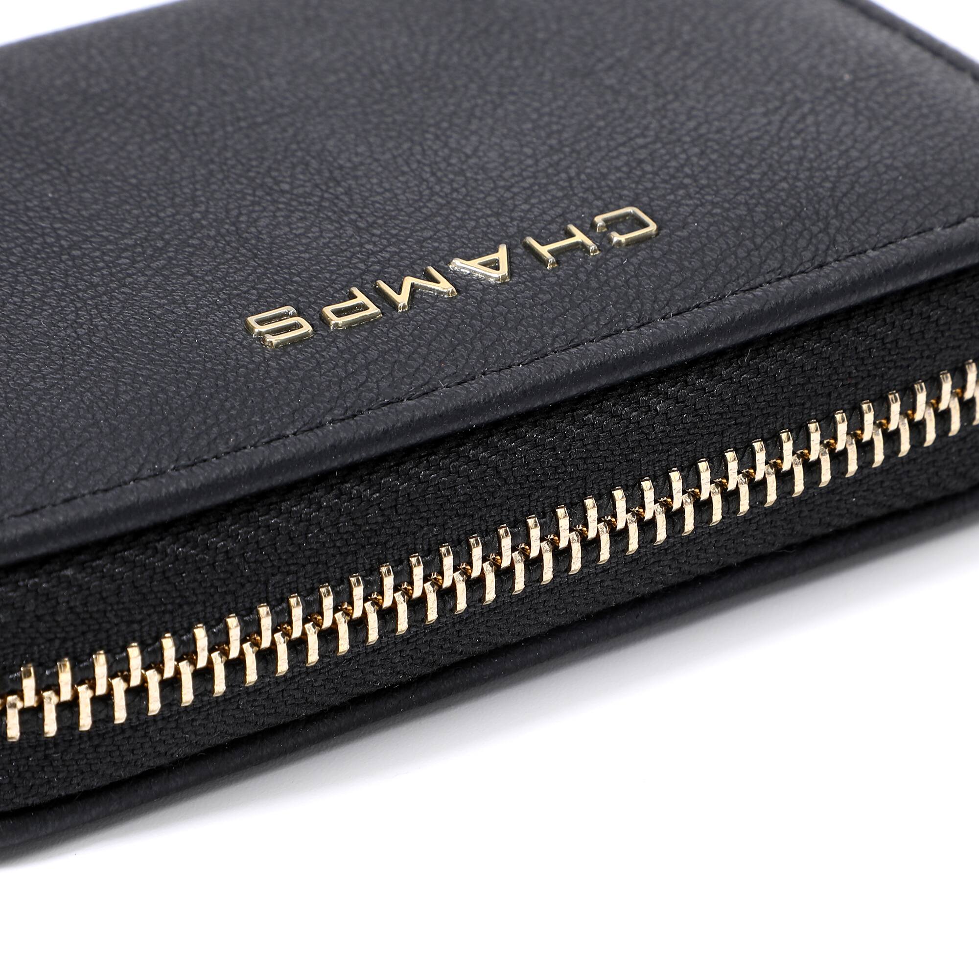 Champs Iconic Collection Palm Wallet Black LB-905-BLACK - Best Buy