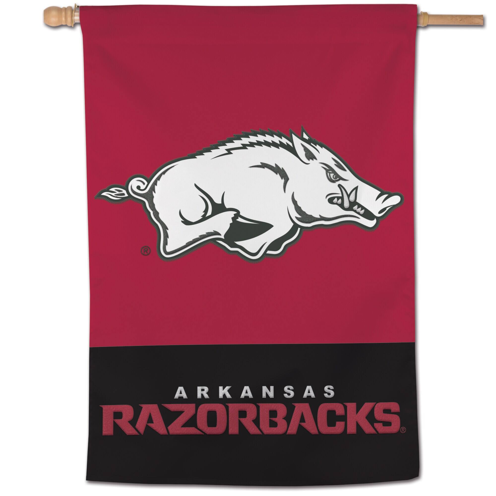 WinCraft Arkansas Razorbacks 28" x 40" Applique Vertical Banner ...