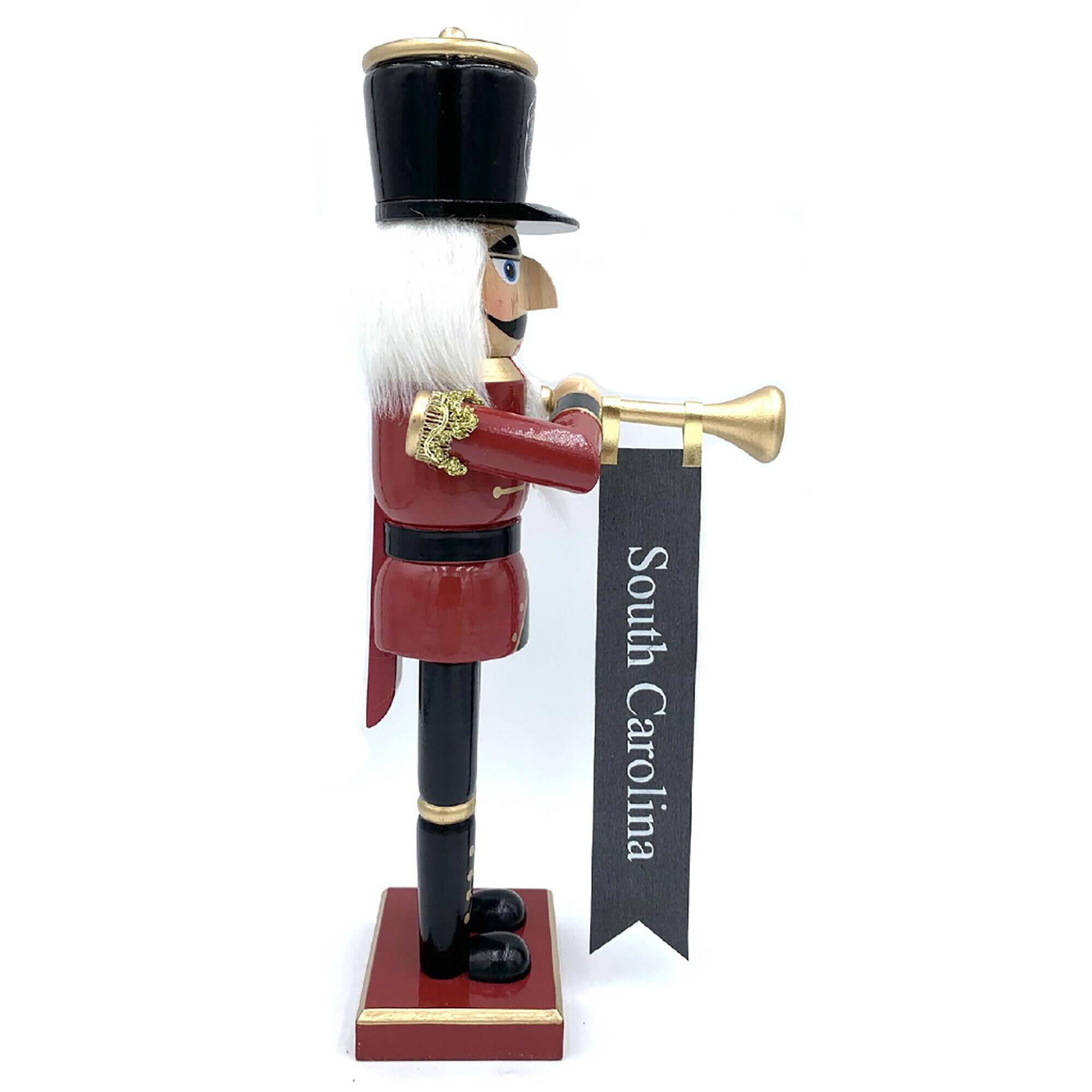 Santa's Workshop South Carolina Gamecocks 14" Bugler Nutcracker Red ...