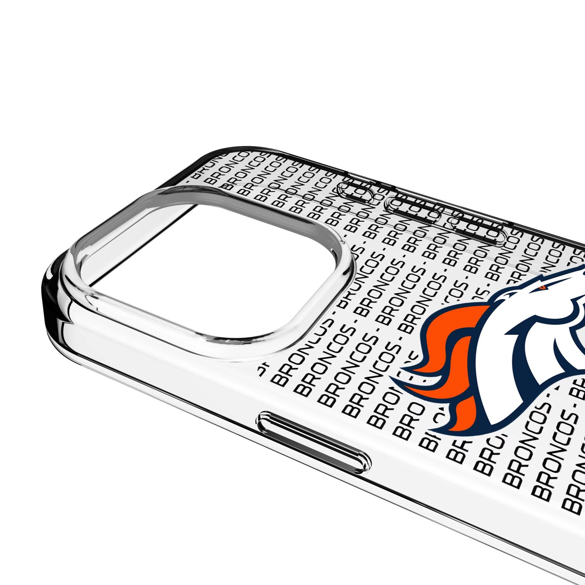 Keyscaper NFL Denver Broncos iPhone Clear Text Backdrop Design Case 16 ...