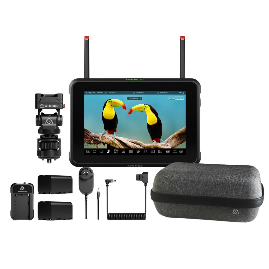 Atomos Shinobi 7 RX 7 inch HDR Monitor Bundle with Power Kit and Cold ...