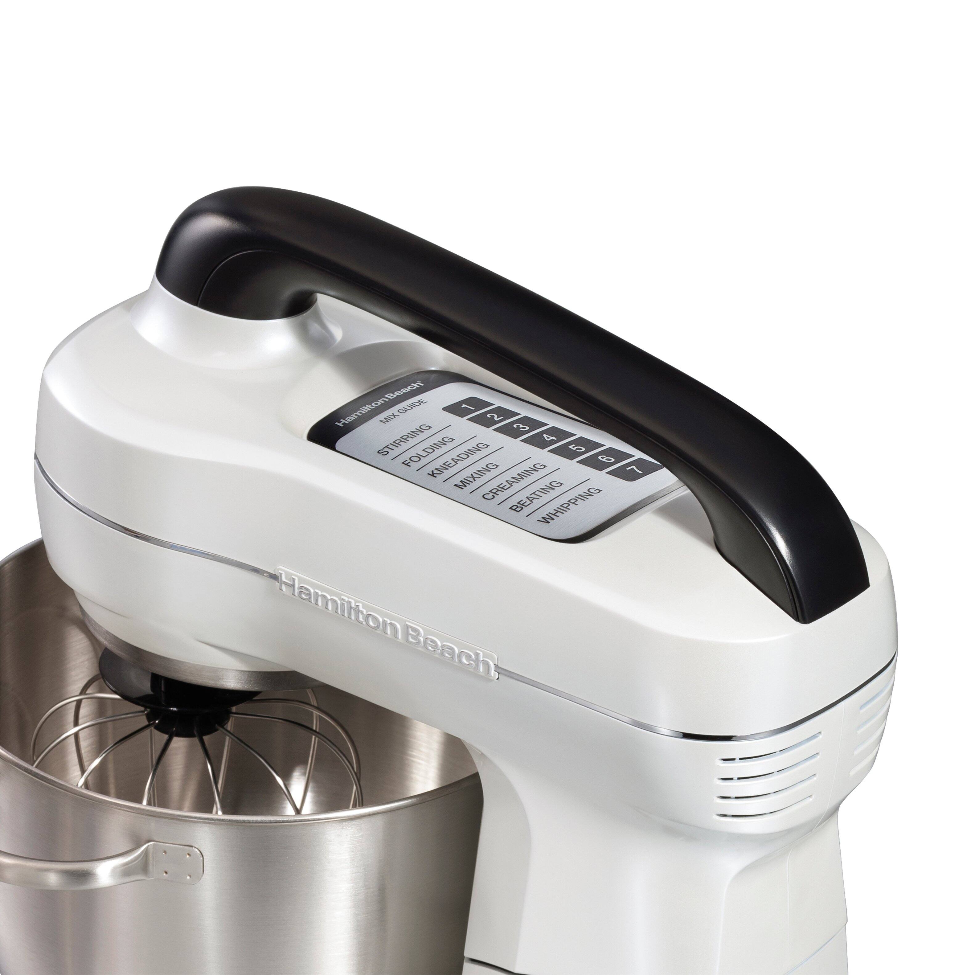 Customer Reviews: Hamilton Beach 300 Watt 7 Speed Stand Mixer White ...