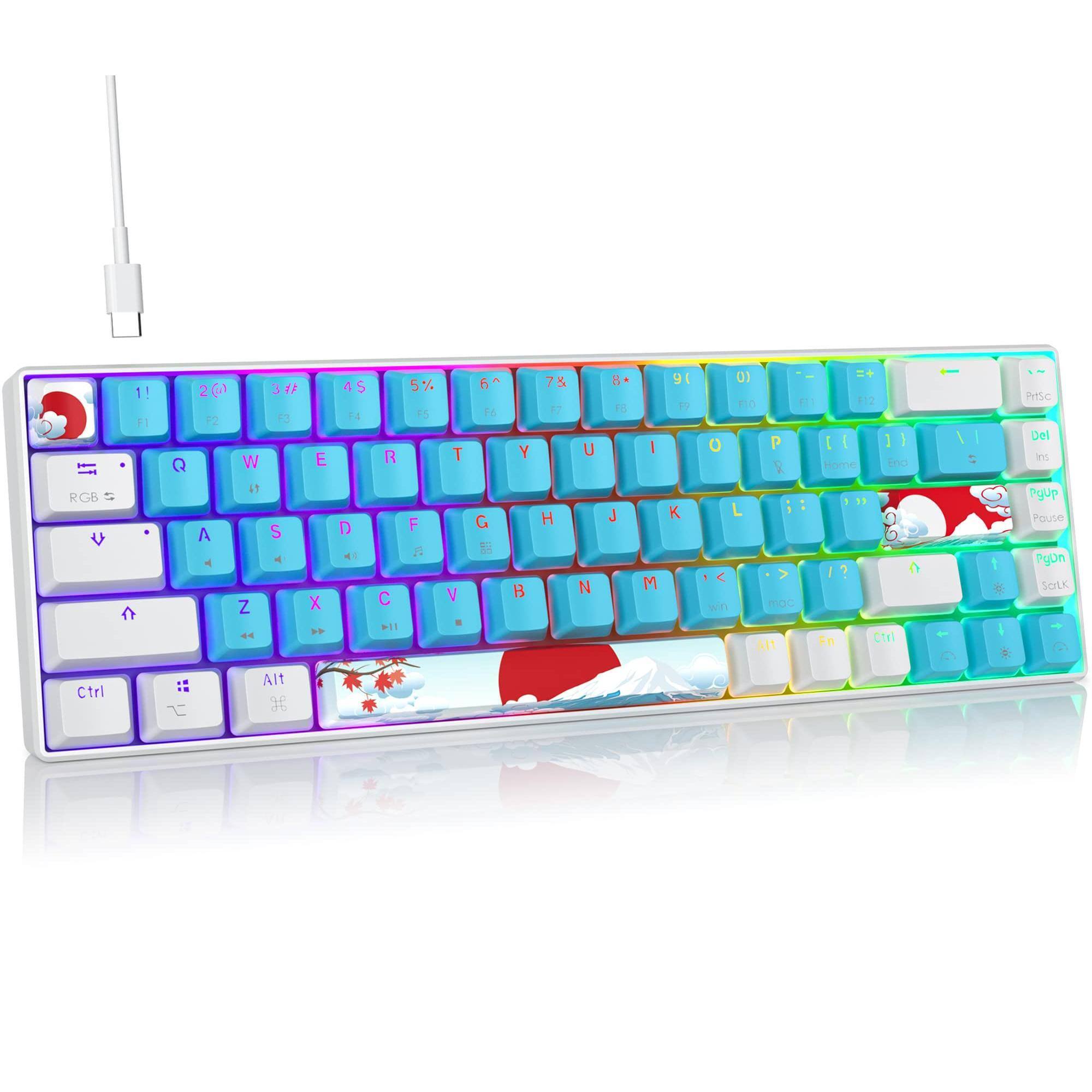 Reds Spade - 60 Mechanical Gaming Rgb Compact 60 Percent Wired For Win ...