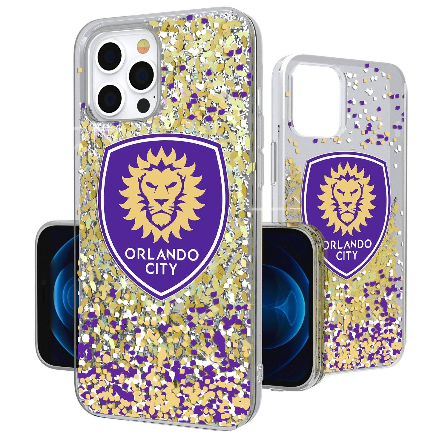 Keyscaper MLS Orlando City SC iPhone Confetti Glitter Design Case 13 ...