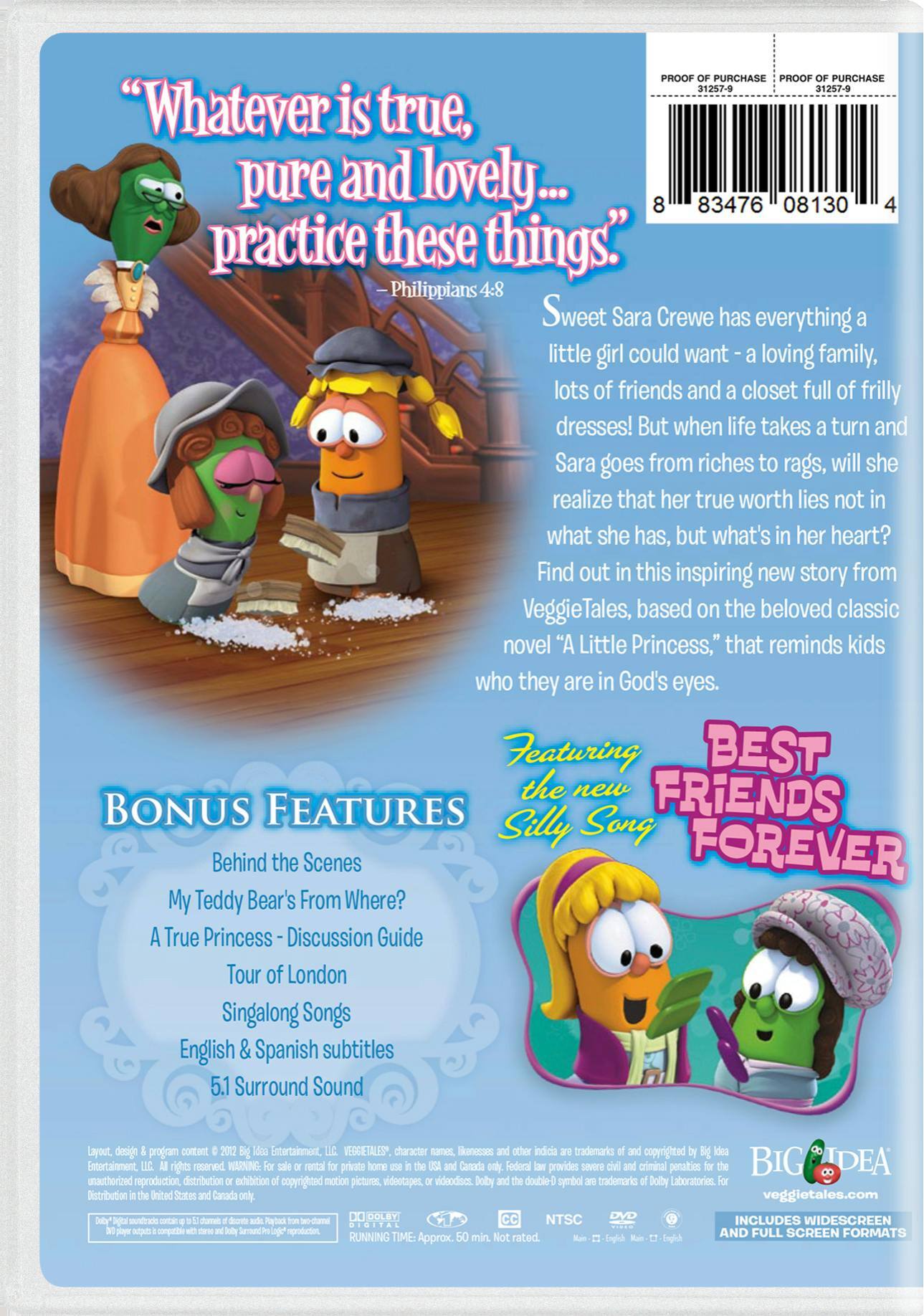 VeggieTales: The Penniless Princess God's Little Girl [DVD] [Standard ...