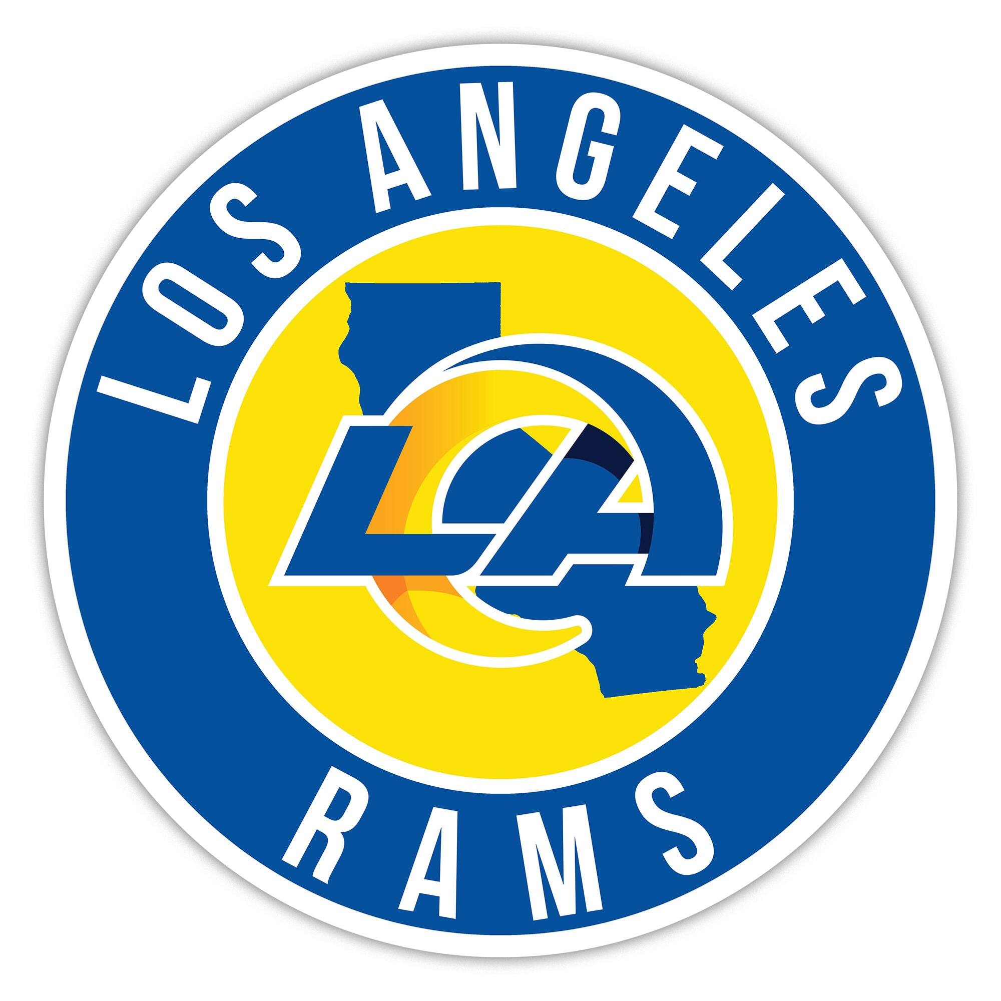 Fan Creations Los Angeles Rams 12" State Circle Sign Multicolor ...