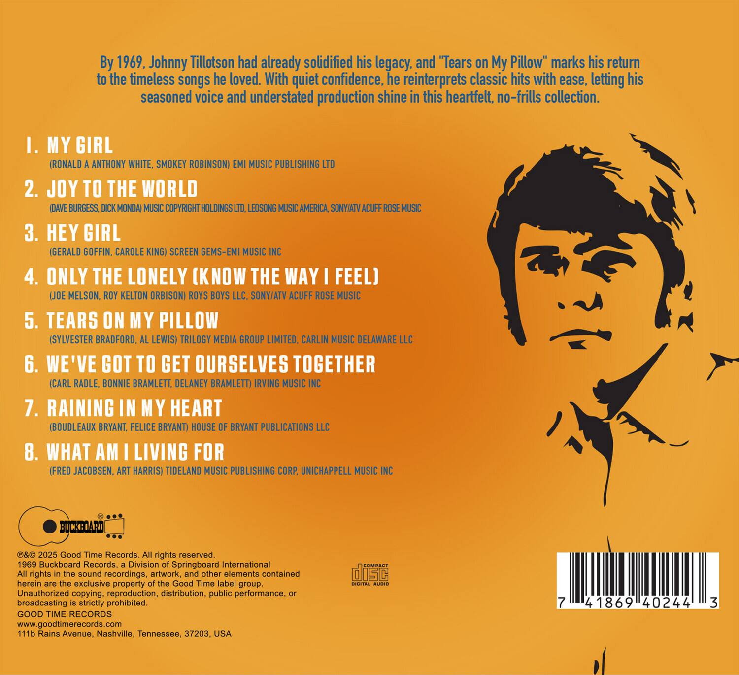 Johnny Tillotson Tears on My Pillow COMPACT DISCS [CD] - Best Buy