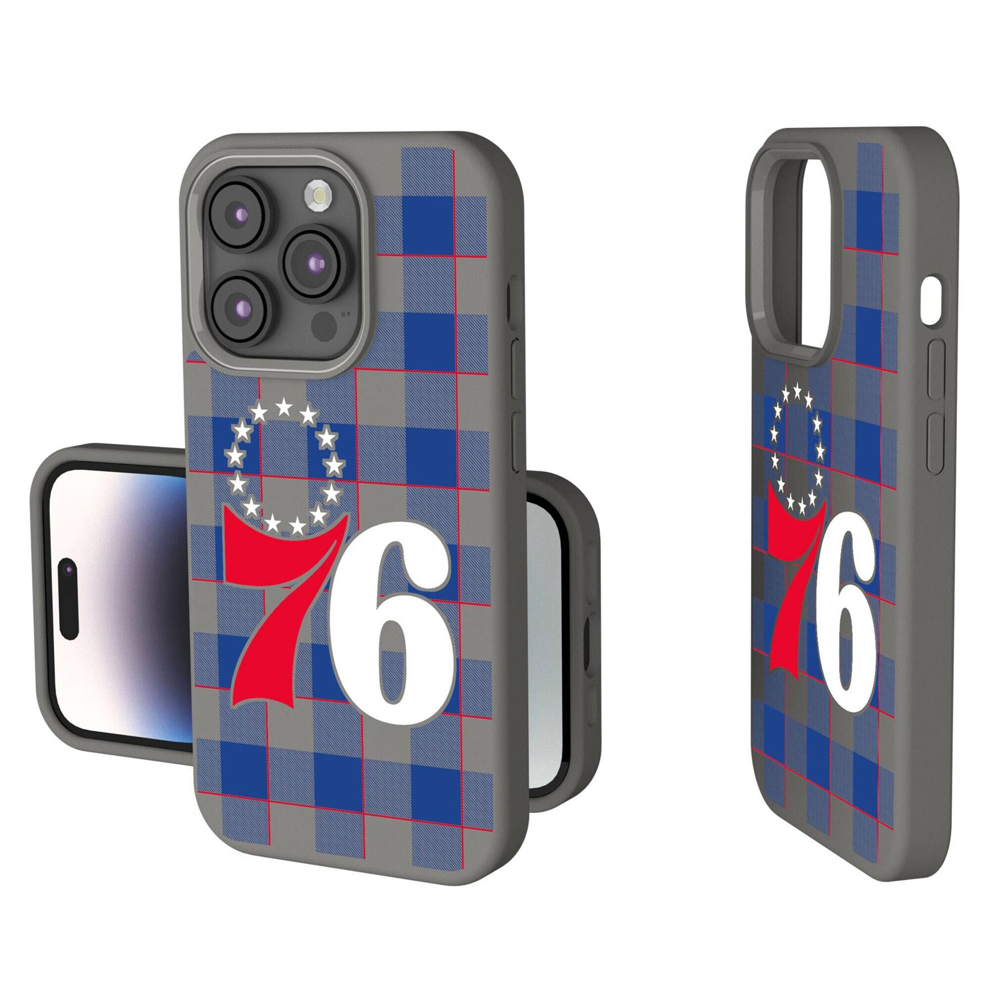 Keyscaper NBA Philadelphia 76ers Plaid Soft Touch iPhone Case 15 Pro ...