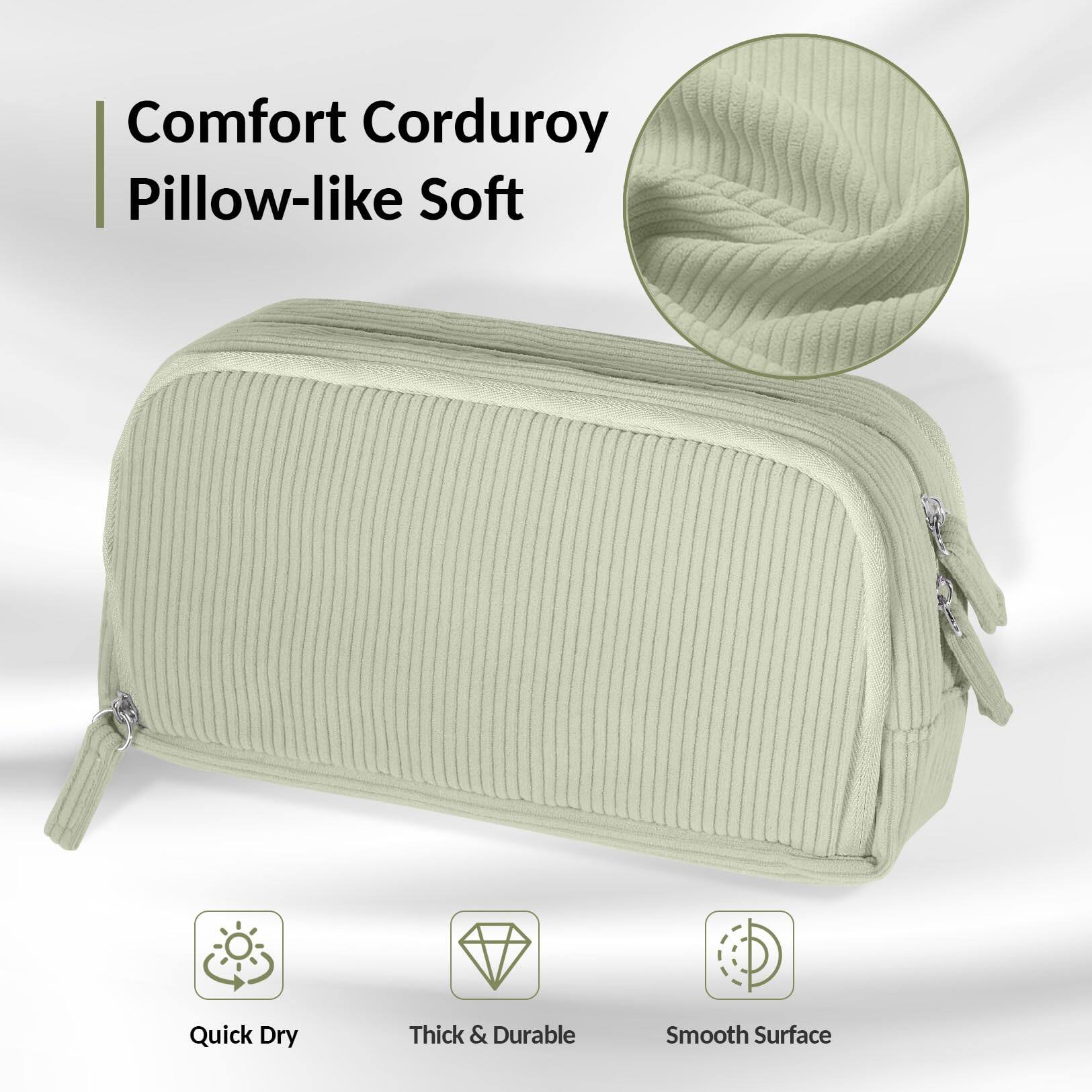 Paradigms Interiors Big Capacity Pencil Case Pen Pouch Soft Corduroy ...