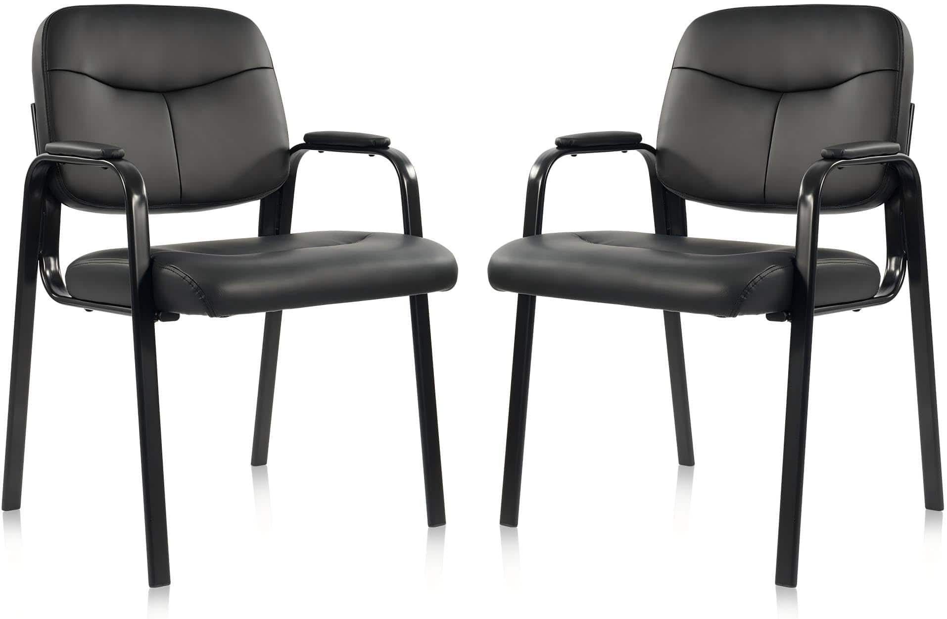 JETRANSPORT - Waiting Room No Wheels Set Of 1 Leather Stationary Office ...