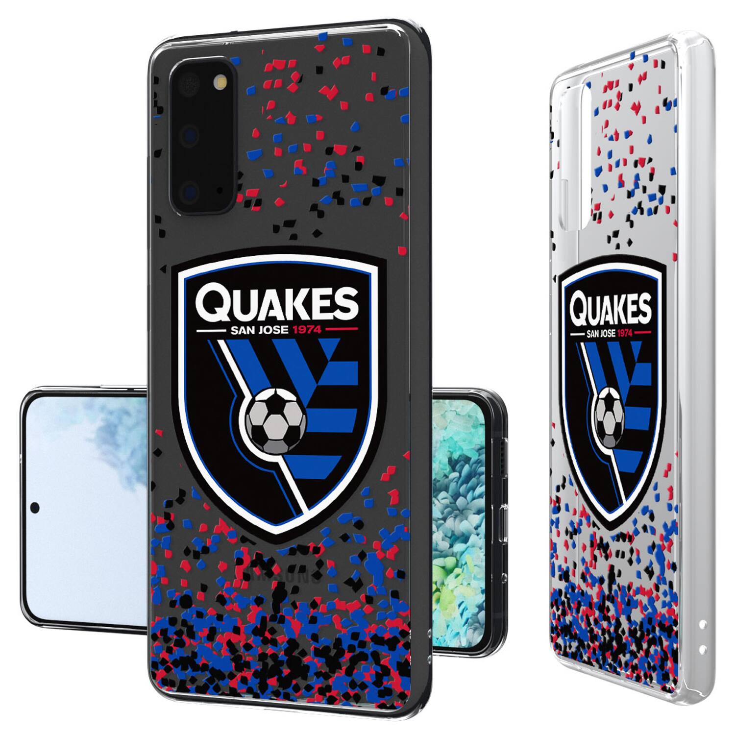 Keyscaper MLS San Jose Earthquakes Galaxy Confetti Clear Case S24 ...