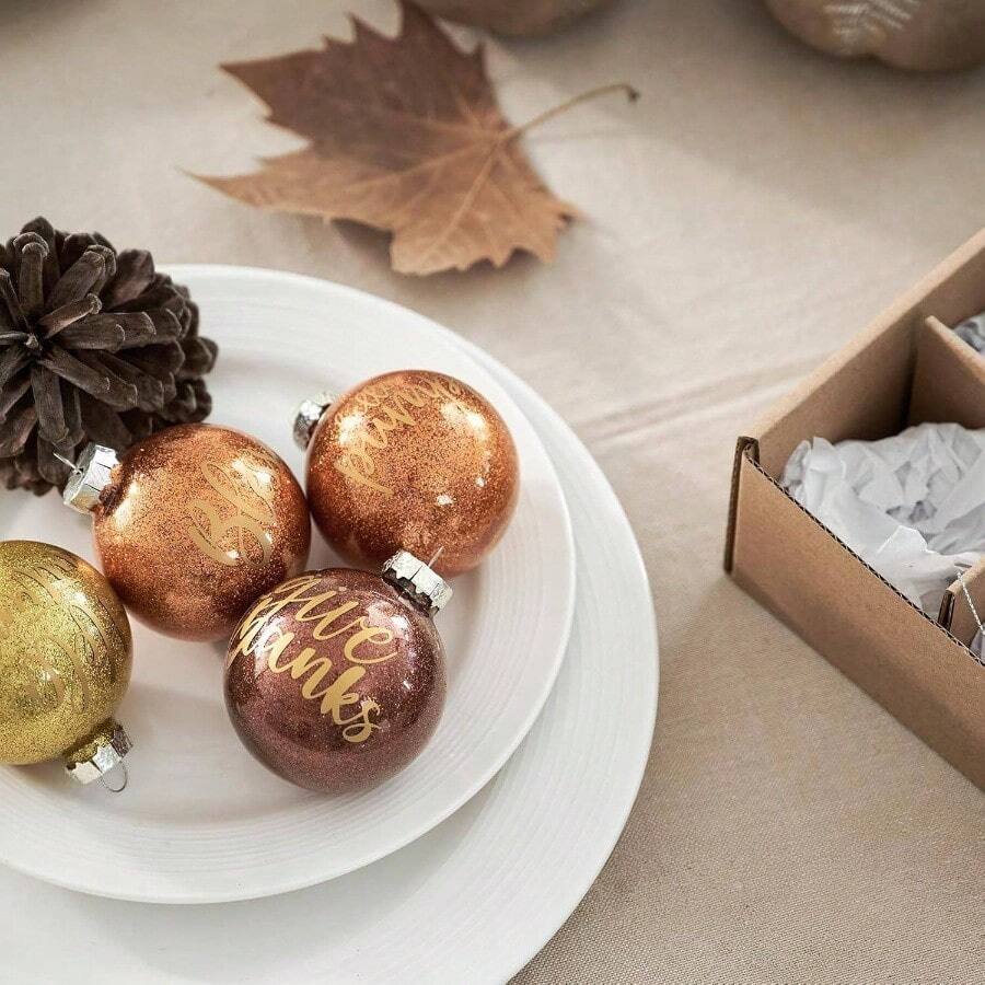 Live At Space 12PCS Thanksgiving Hanging Ball Ornaments 2 36 Inch Fall ...