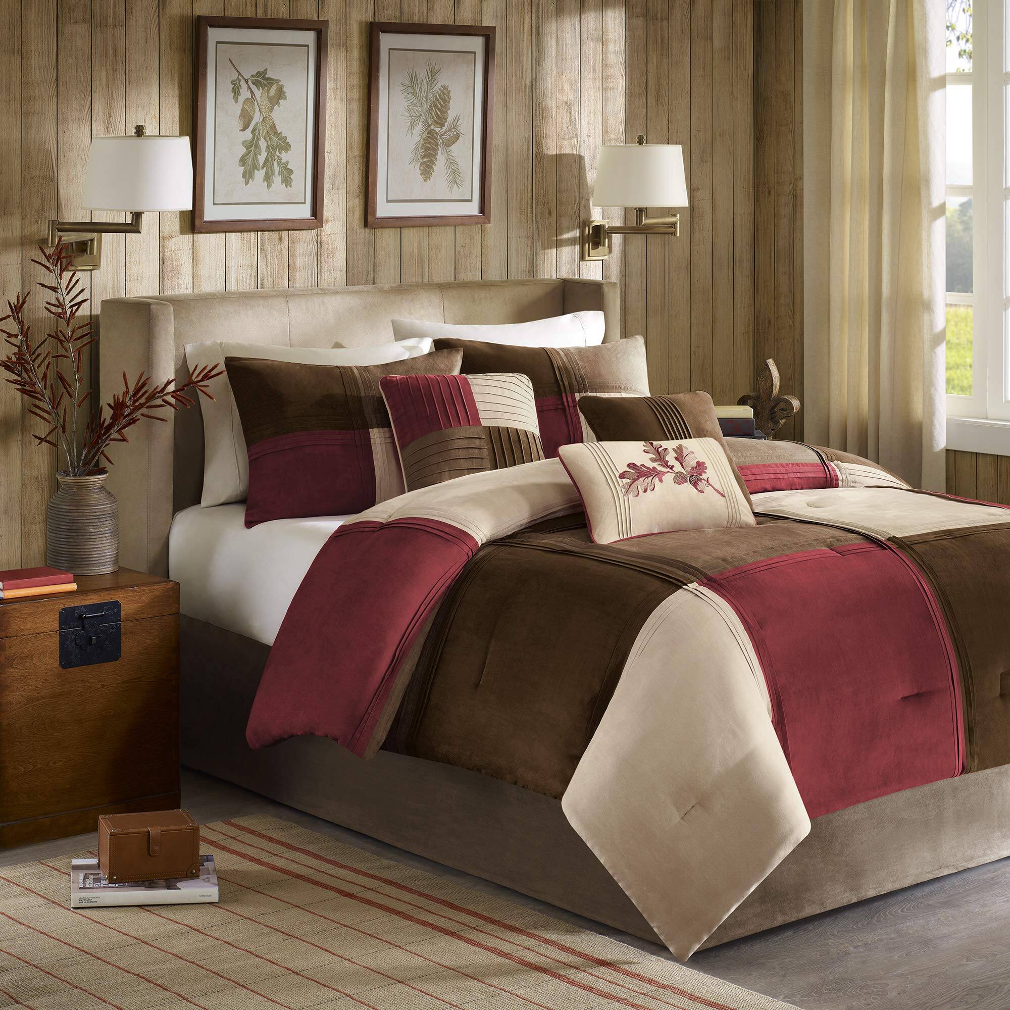 Paradigms Interiors - Cozy Comforter Set Casual Blocks Design All ...