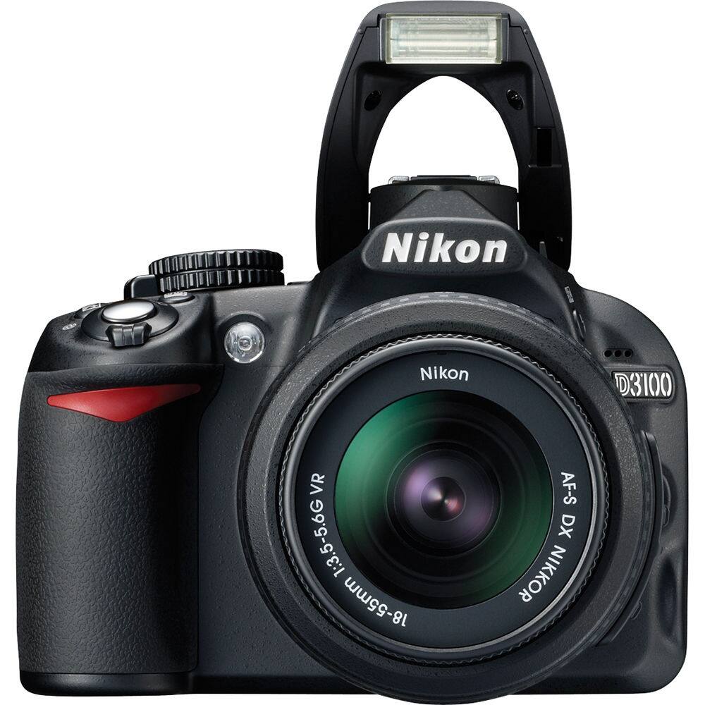 Nikon D3100 DSLR Camera with 18 55mm VR Lens 14.2MP Bundle With Filter ...