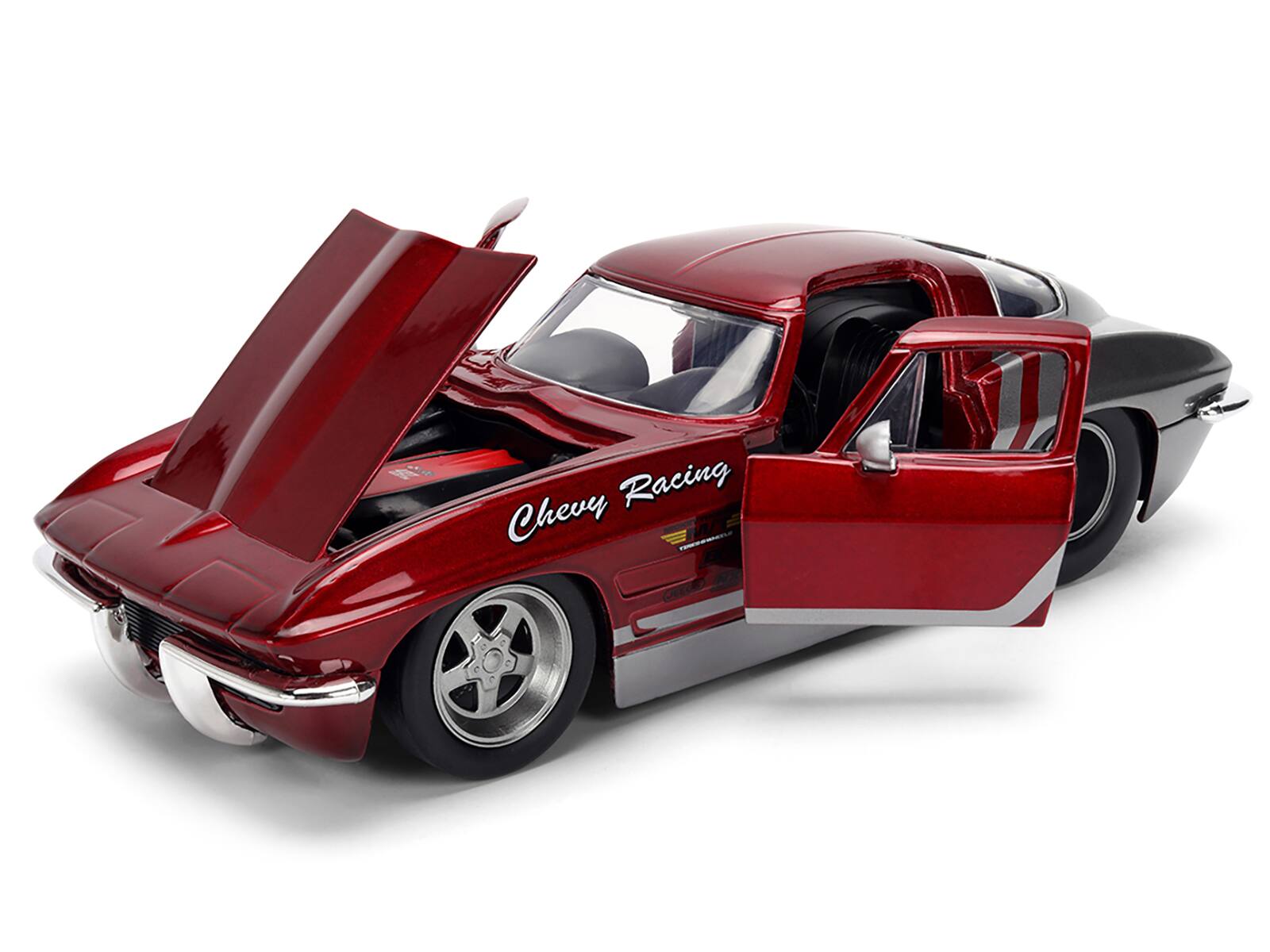 Jada 1963 Chevrolet Corvette Stingray "Chevy Racing" "Bigtime Muscle ...