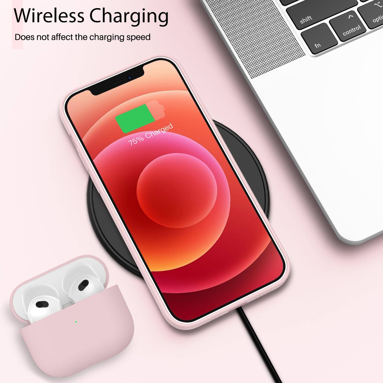 Ornarto Compatible with iPhone 12 Mini Case 5.4", Slim Liquid Silicone ...