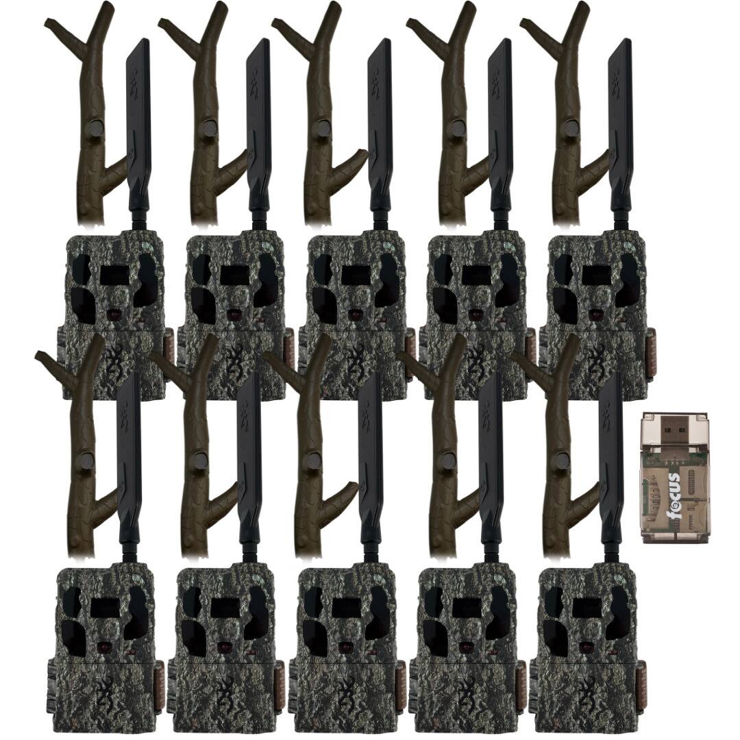 Browning Trail Camera Defender 46MP HD AI Wireless Pro Scout Max Bundle ...
