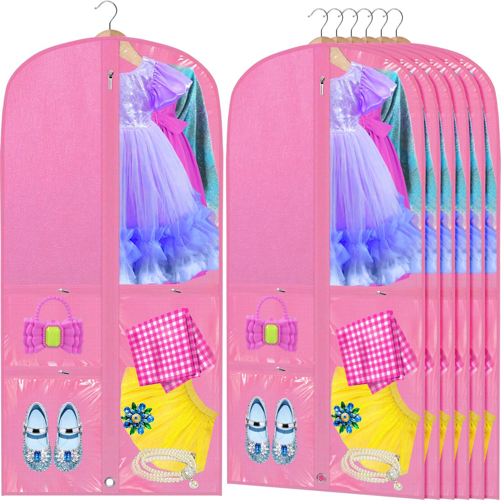NICHOLAS KLEIN 6 Garment Bags For Dance Costumes Pvc With Zippers Bag ...