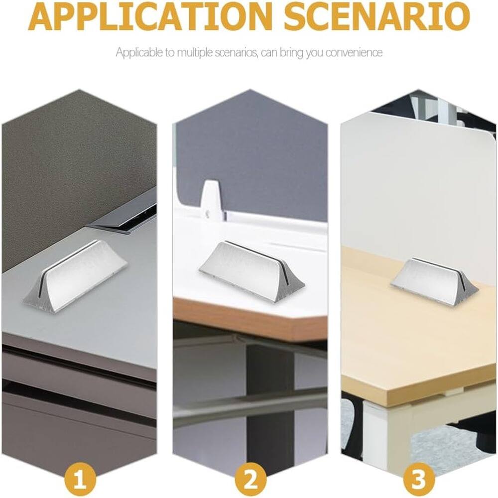 PARKER SLATER 10Pcs Adjustable Desk Partition Bracket Clip, Plastic ...