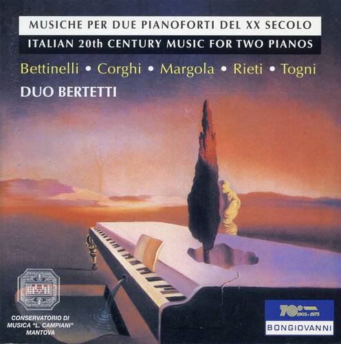 Rieti / Duo Bertetti Italian 20th Century Music for Two Pianos COMPACT ...