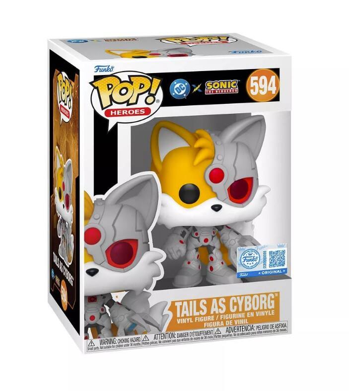 Funko Pop! Heroes DC Justice League and Sonic Tails / Cyborg # 594 ...
