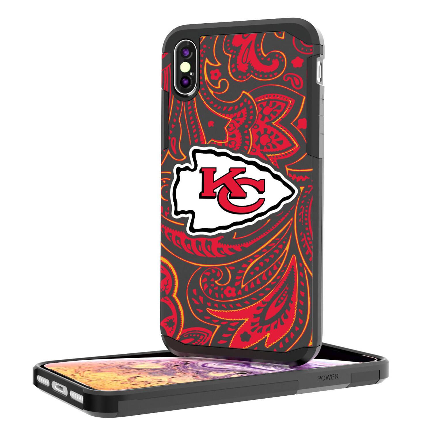 Keyscaper NFL Kansas City Chiefs iPhone Rugged Paisley Design Case 16 ...