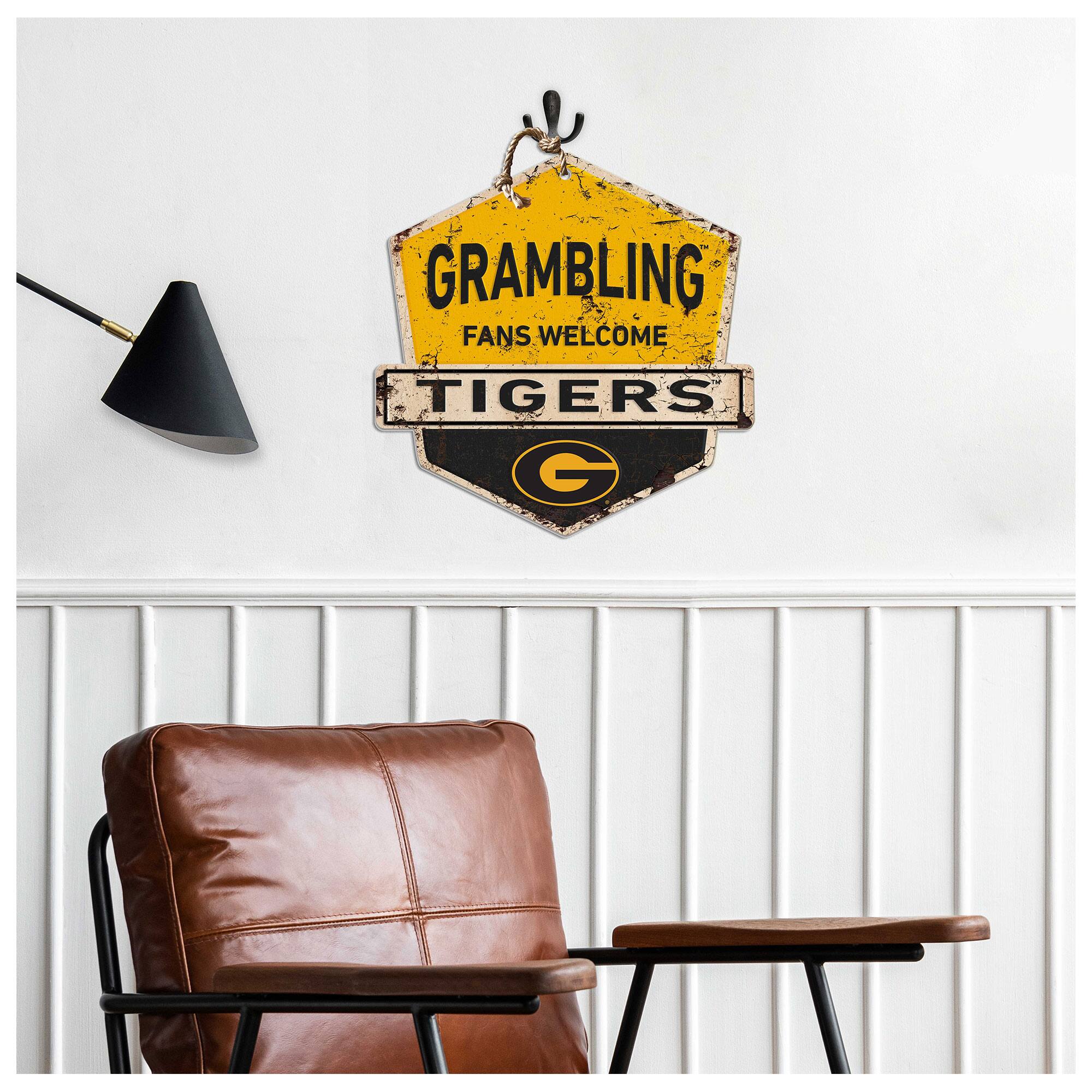Jardine Grambling Tigers Fans Welcome Sign Yellow 4941510 - Best Buy