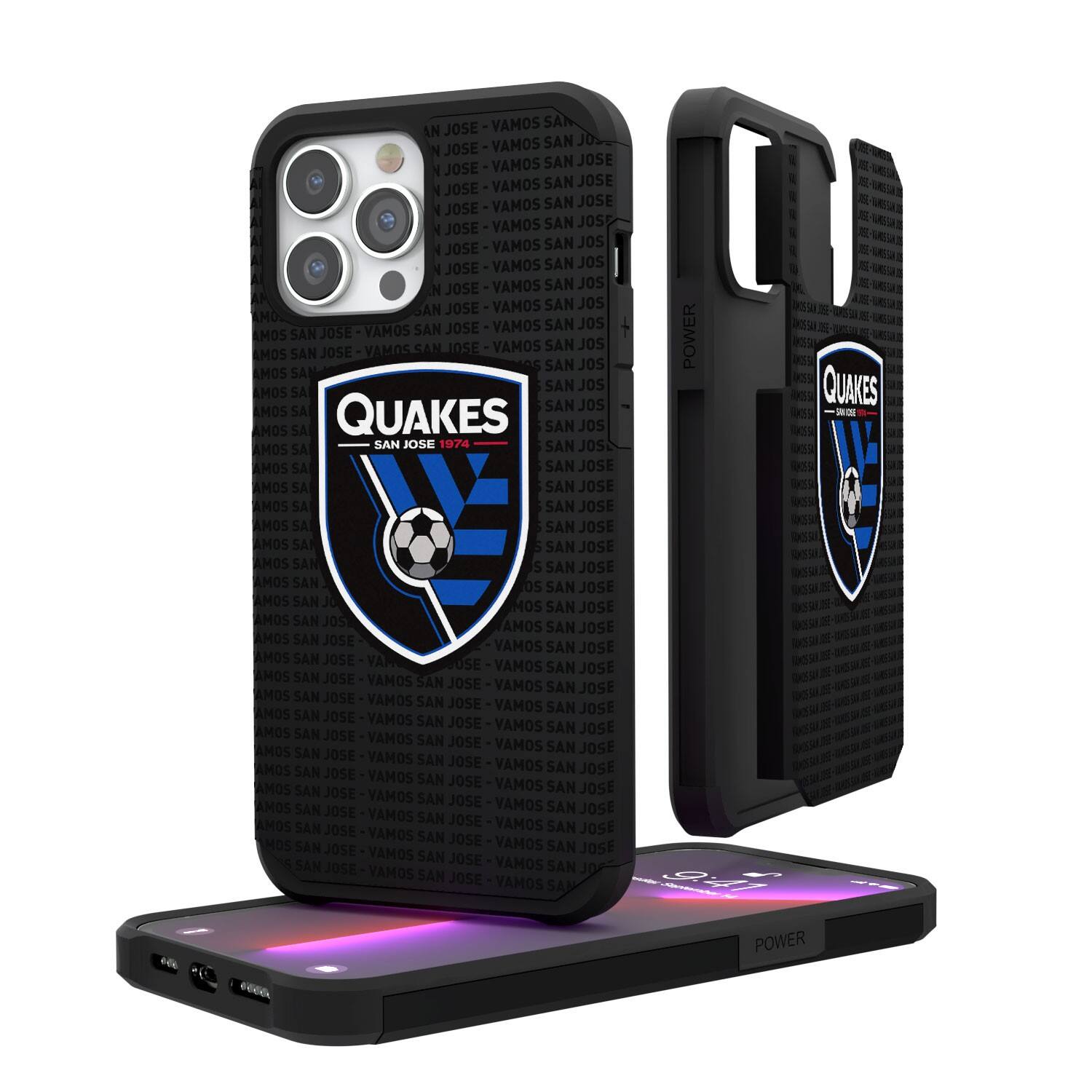 Keyscaper MLS San Jose Earthquakes iPhone Text Backdrop Rugged Case 13 ...