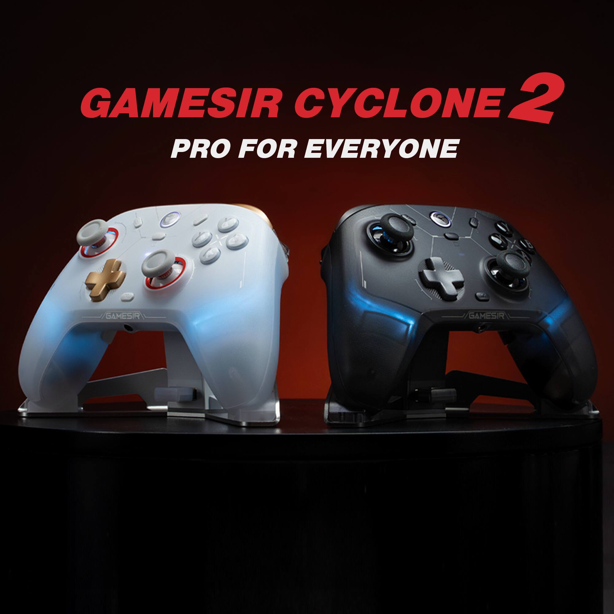 GameSir Cyclone 2 Pro Wireless Controller for Switch, PC, Steam, Android, iOS, PC, Mag Res TMR ...