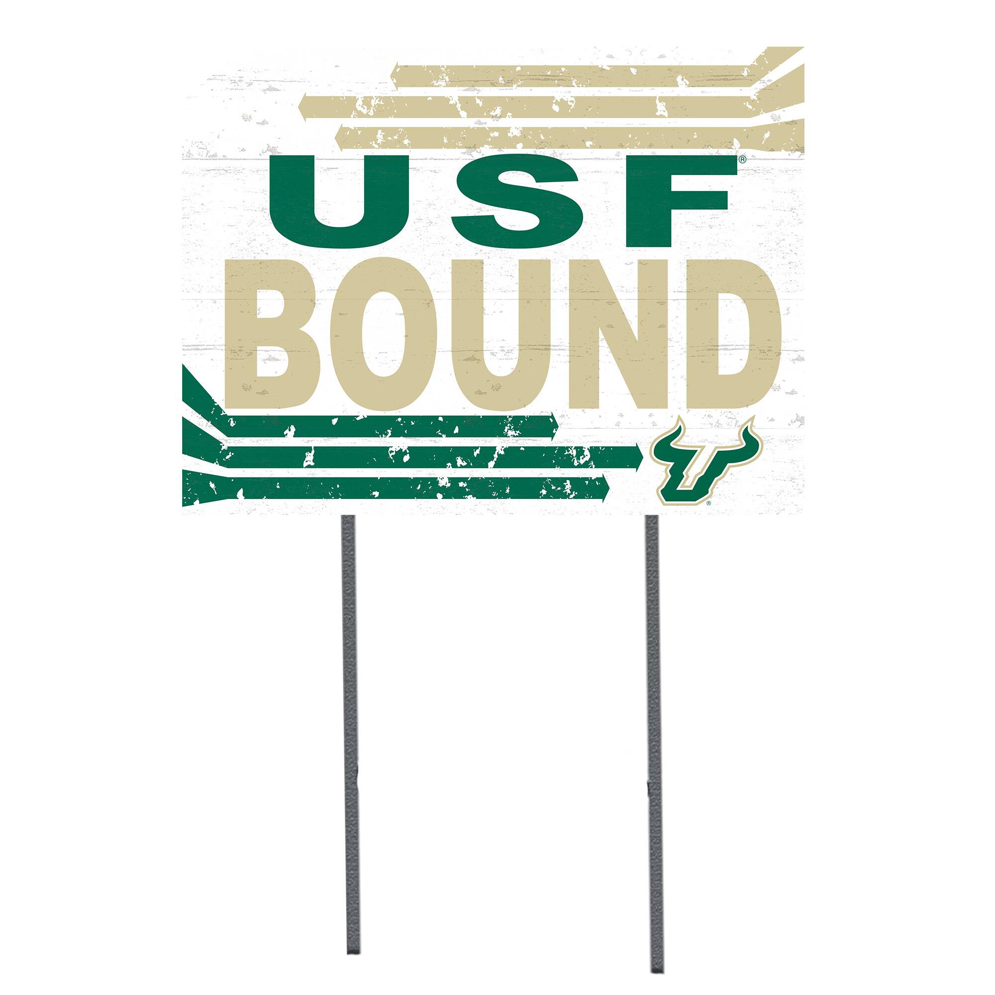 Jardine South Florida Bulls 18'' x 24'' Bound Yard Sign White 4966004 ...