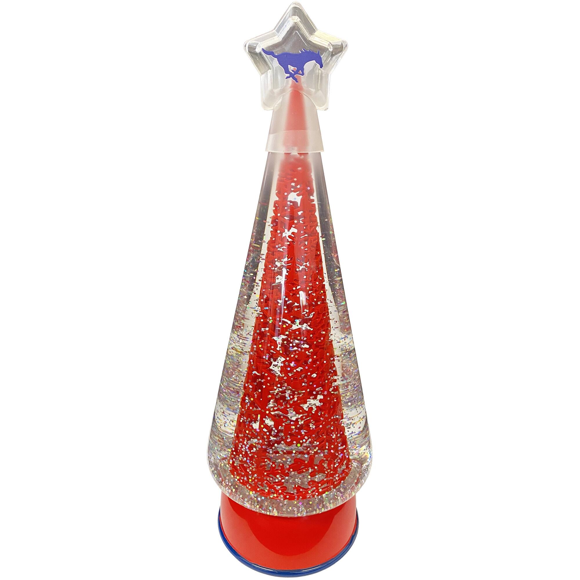 Santa's Workshop SMU Mustangs 12" Tree Globe Red 203342708 - Best Buy
