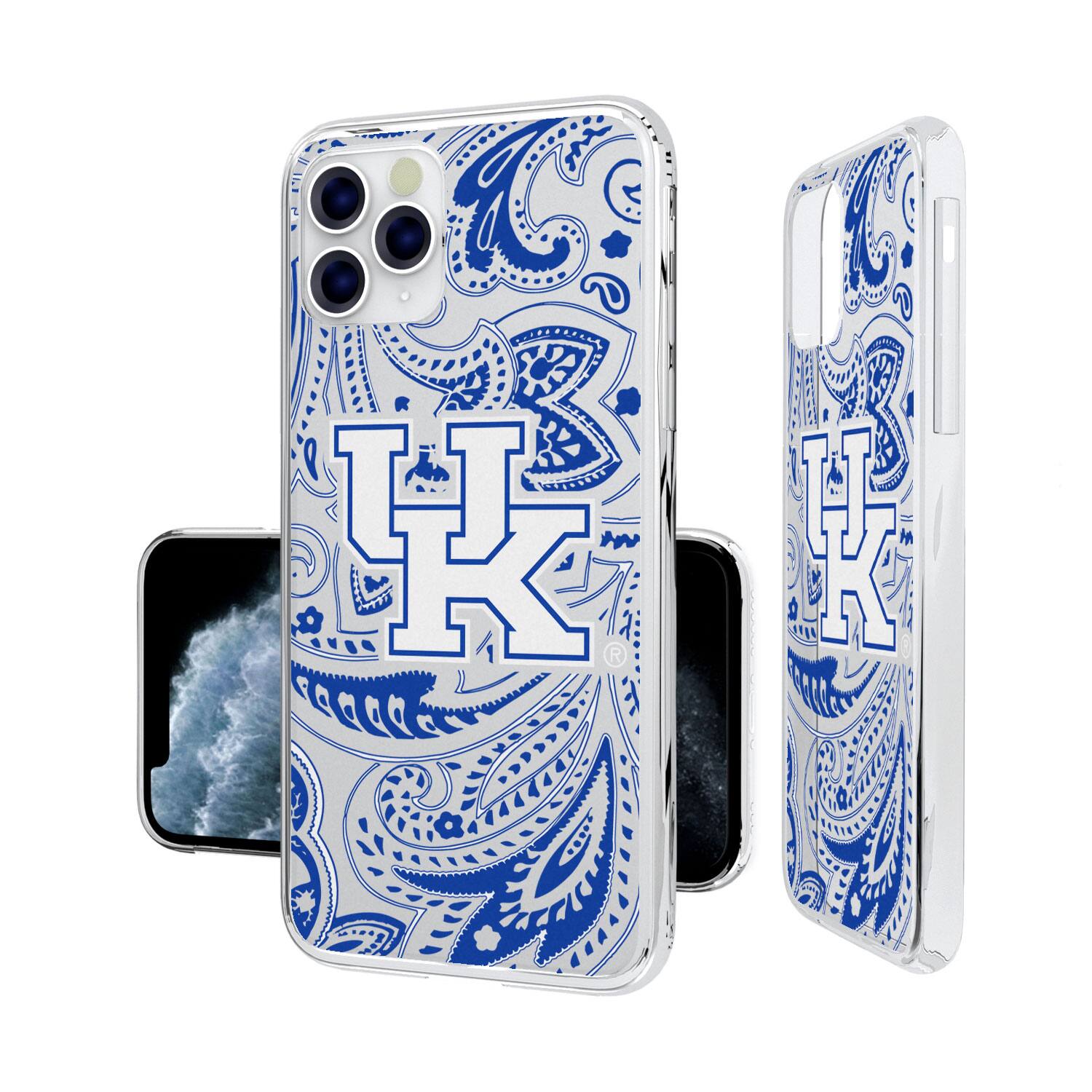Keyscaper NCAA Kentucky Wildcats iPhone Paisley Design Clear Case 14 ...
