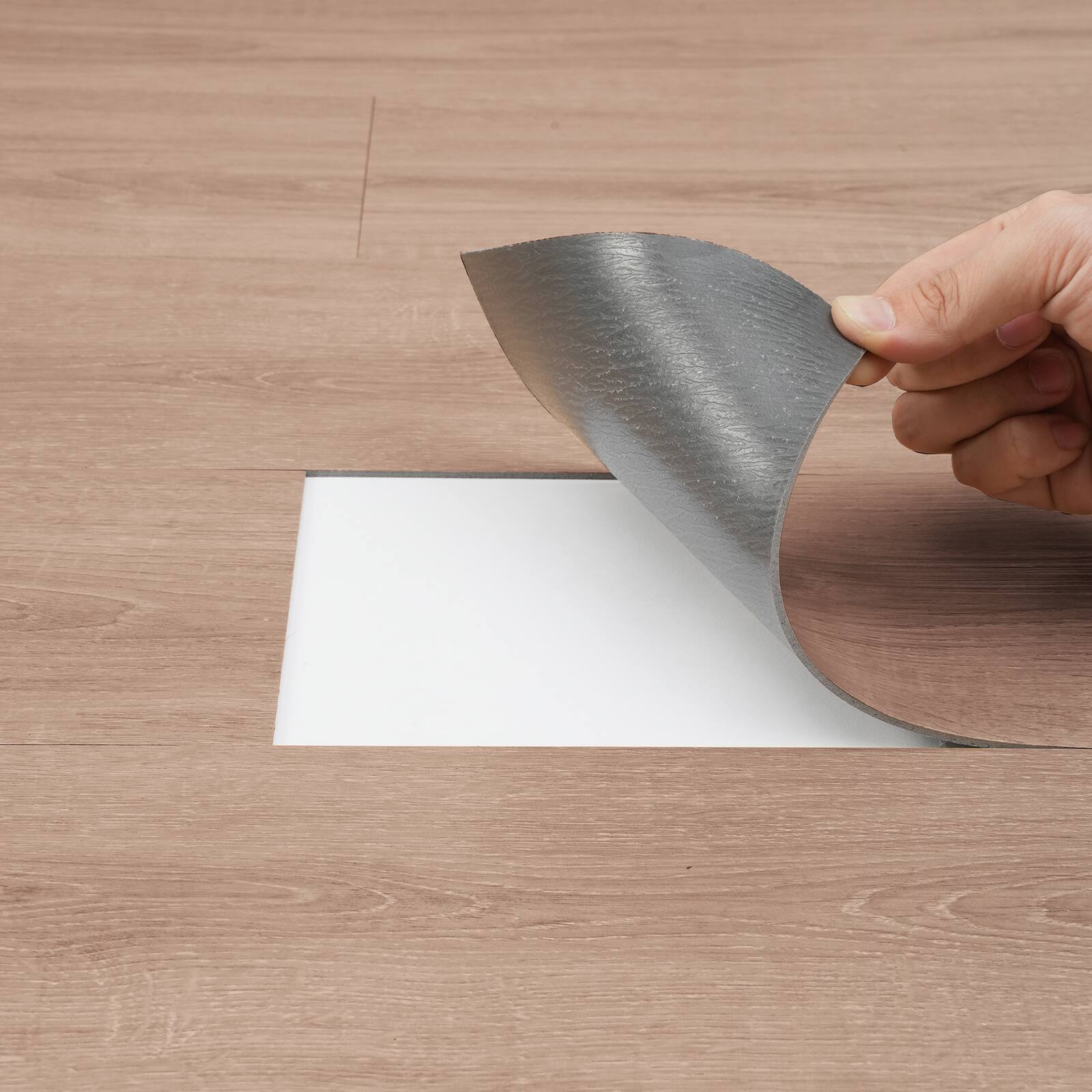 VEVOR Self Adhesive Vinyl Floor Tiles 36 x 6 inch, 36 Tiles 2.5mm Thick ...