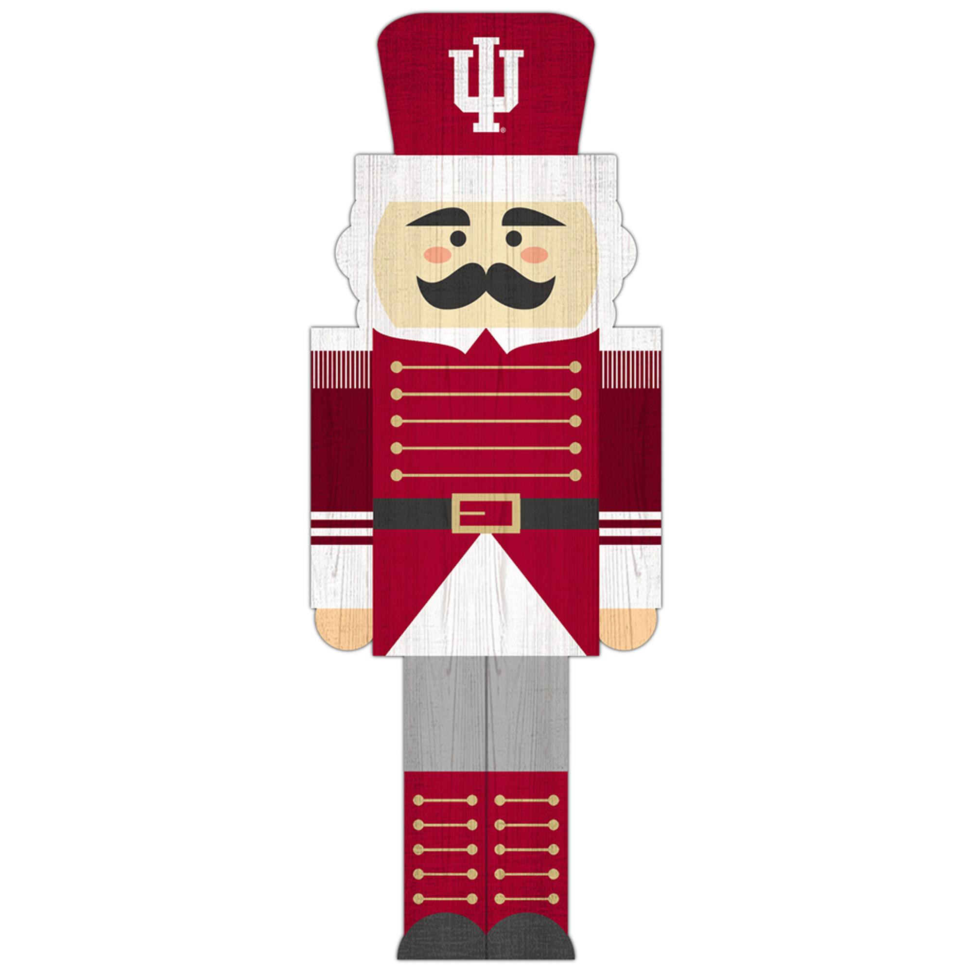 Fan Creations Indiana Hoosiers 31'' Nutcracker Leaner Multicolor ...