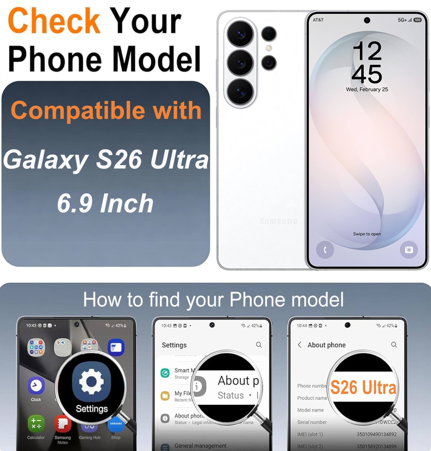 Equipd Case for Galaxy S26 Ultra 6.9 Inch, Luxury Magnetic Clasp Wallet ...
