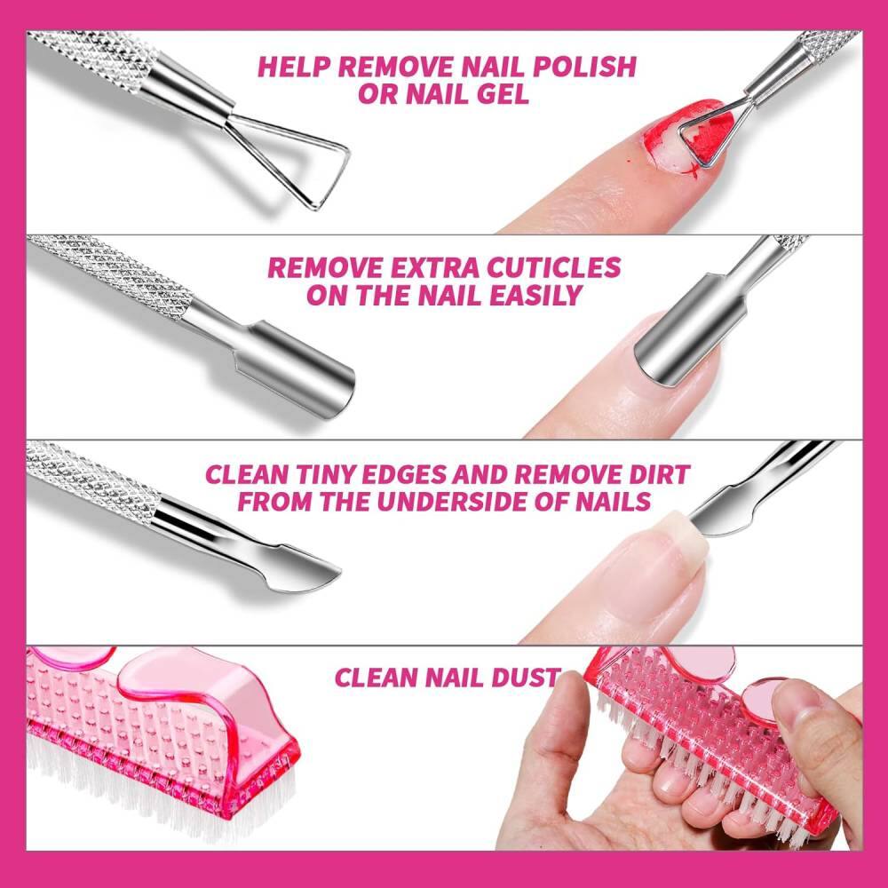 Beauty Hub Ecommerce Nail Polish Gel Remover Nail Kit Clear, Pink ...