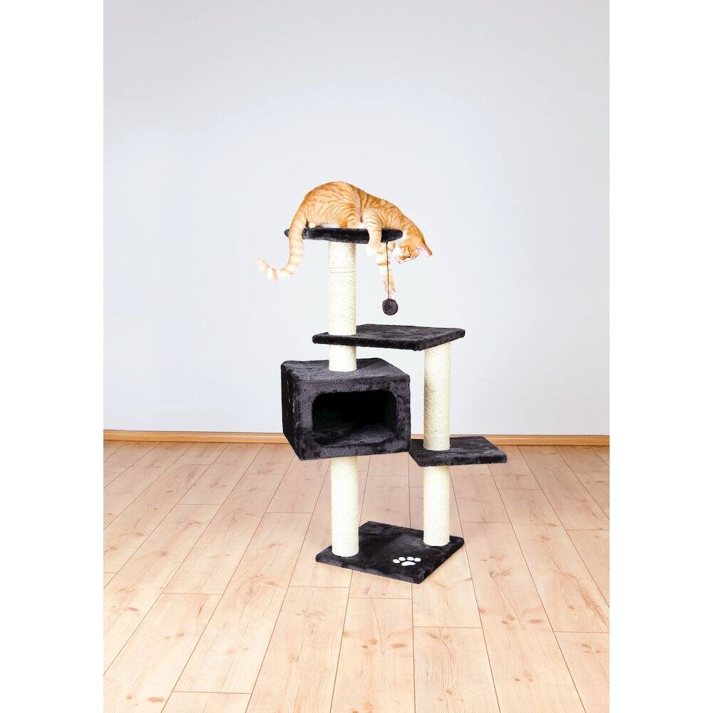 TRIXIE Palamos Plush & Sisal 4 Level Cat Tree with Scratching Posts ...