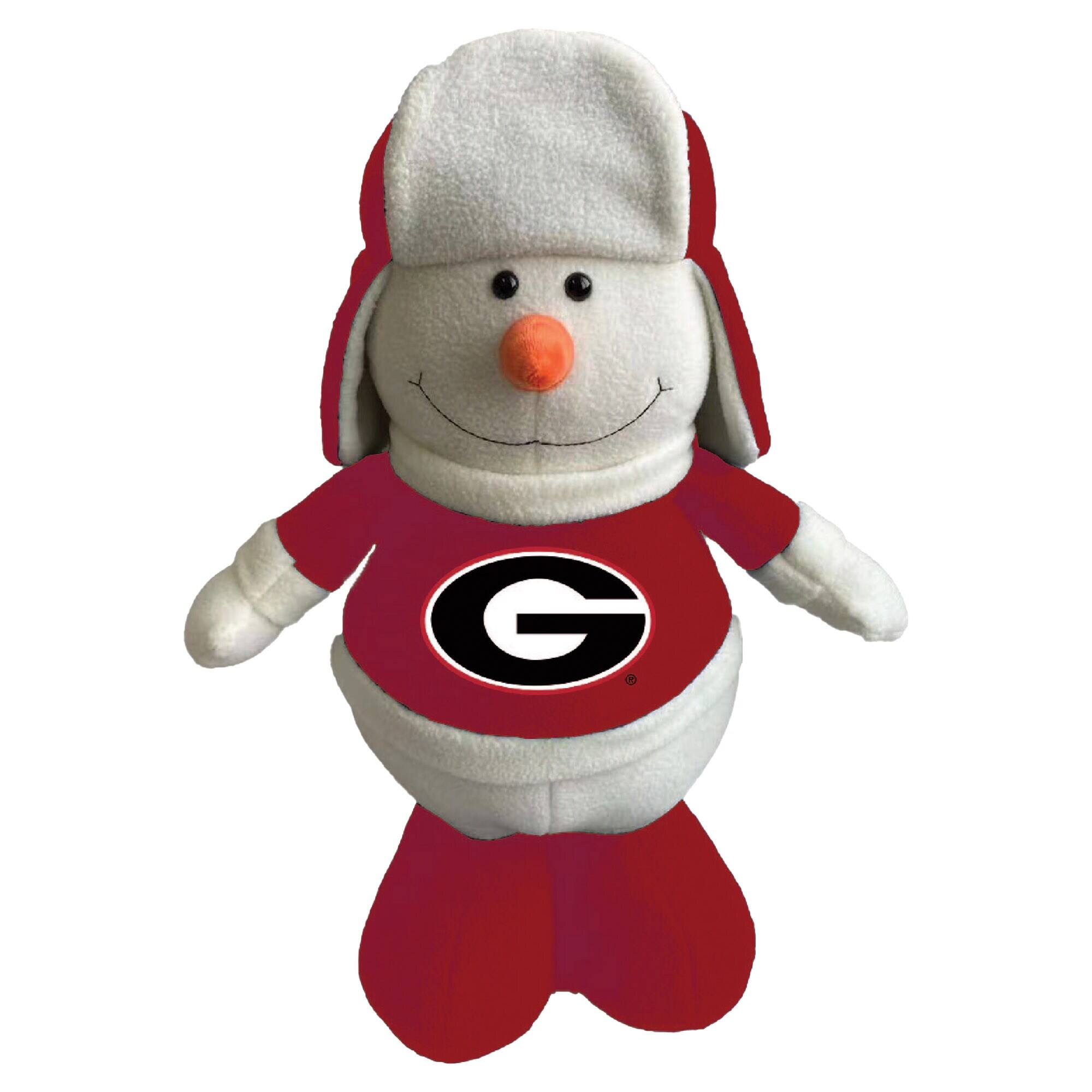 The Memory Company Georgia Bulldogs 14.5" Chilly Snowman Multicolor ...