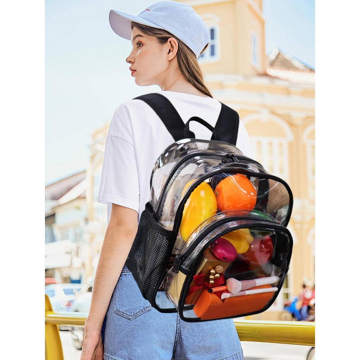 Stamp n Camp Clear Backpack Stadium Approved 12x12x6 Small For Concert ...